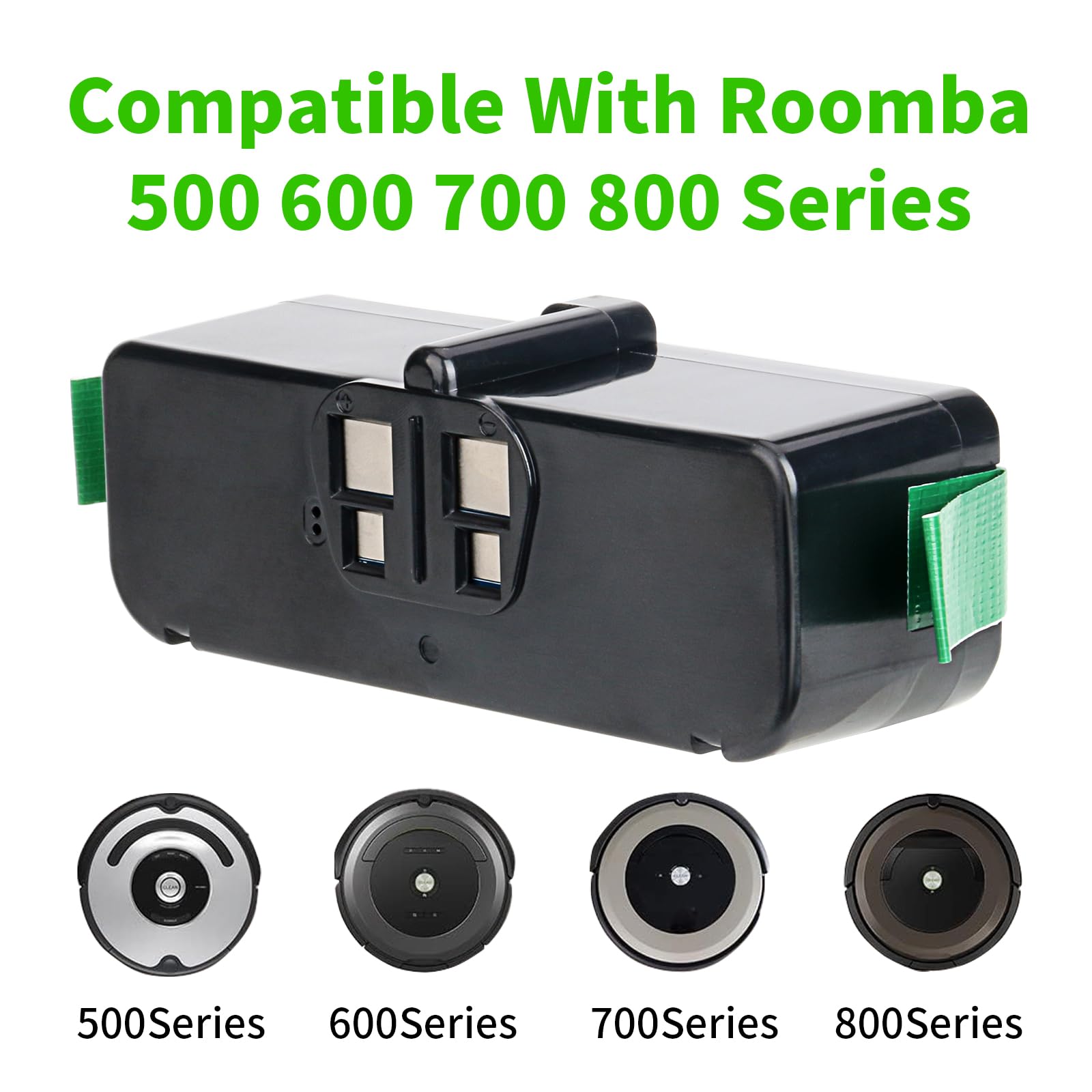 Fanhua Lithium ion Battery Replacement Compatible with iRobot Roomba ...