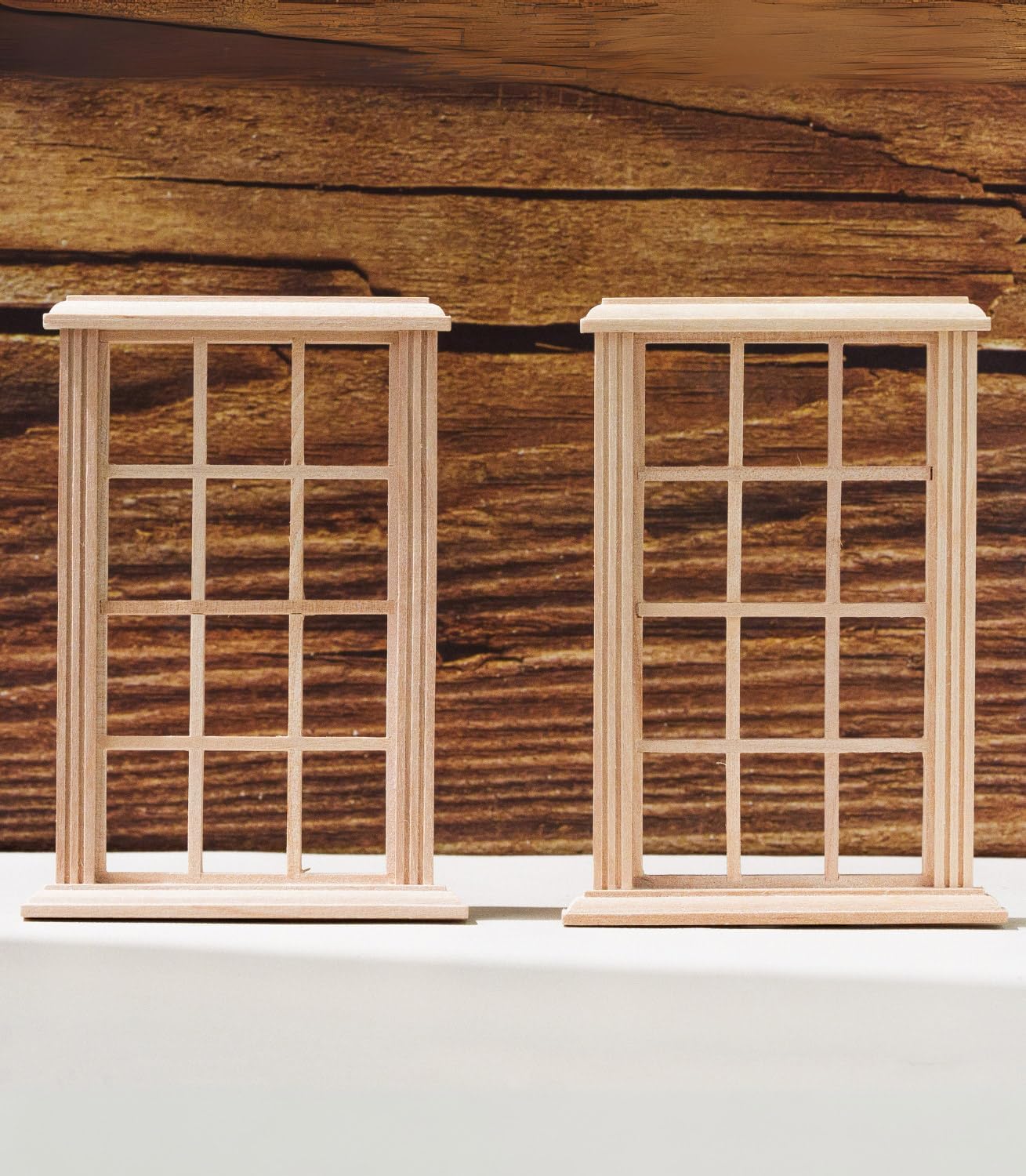 Amazon.com: JINKEYULV House Windows Dollhouse Windows 1:12 Scale ...
