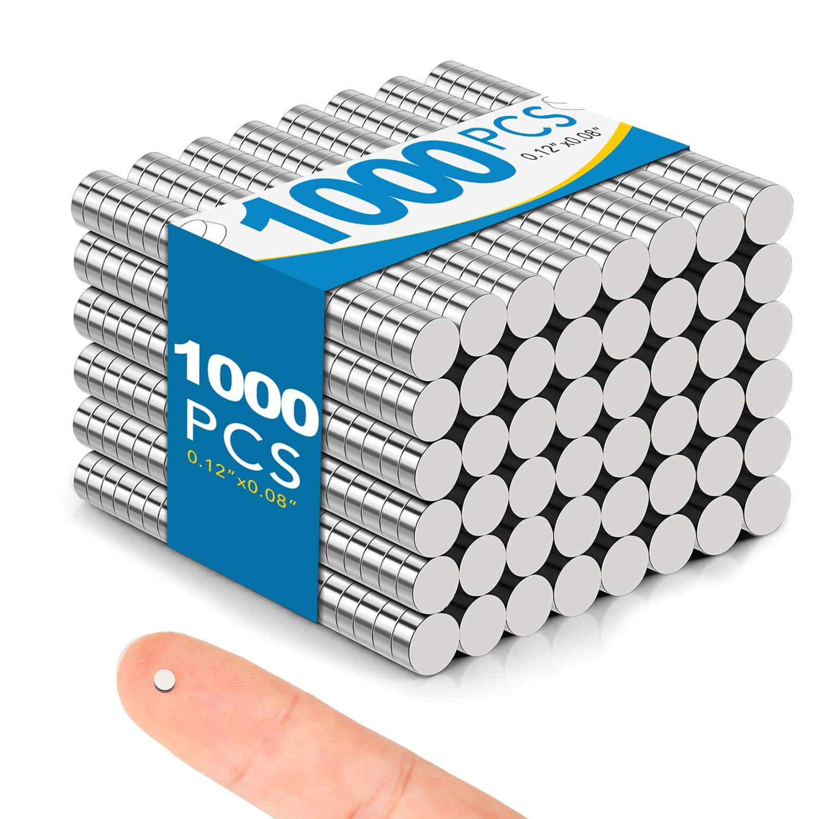Snapklik.com : Small Magnets, 1000 Pack Refrigerator Magnet 3x2mm Rare ...
