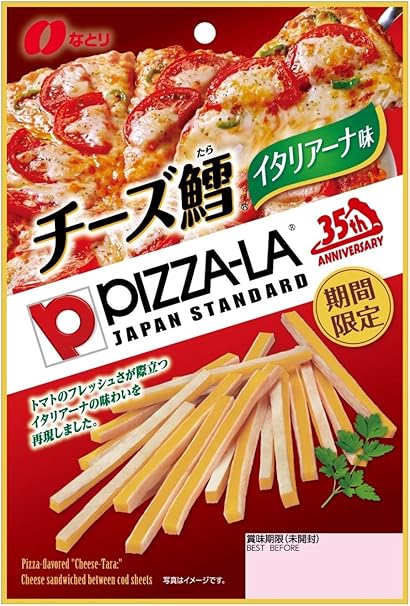 Amazon | なとり チーズ鱈ピザーライタリア－ナ 55g×5袋 | Natori | おつまみ・珍味 通販