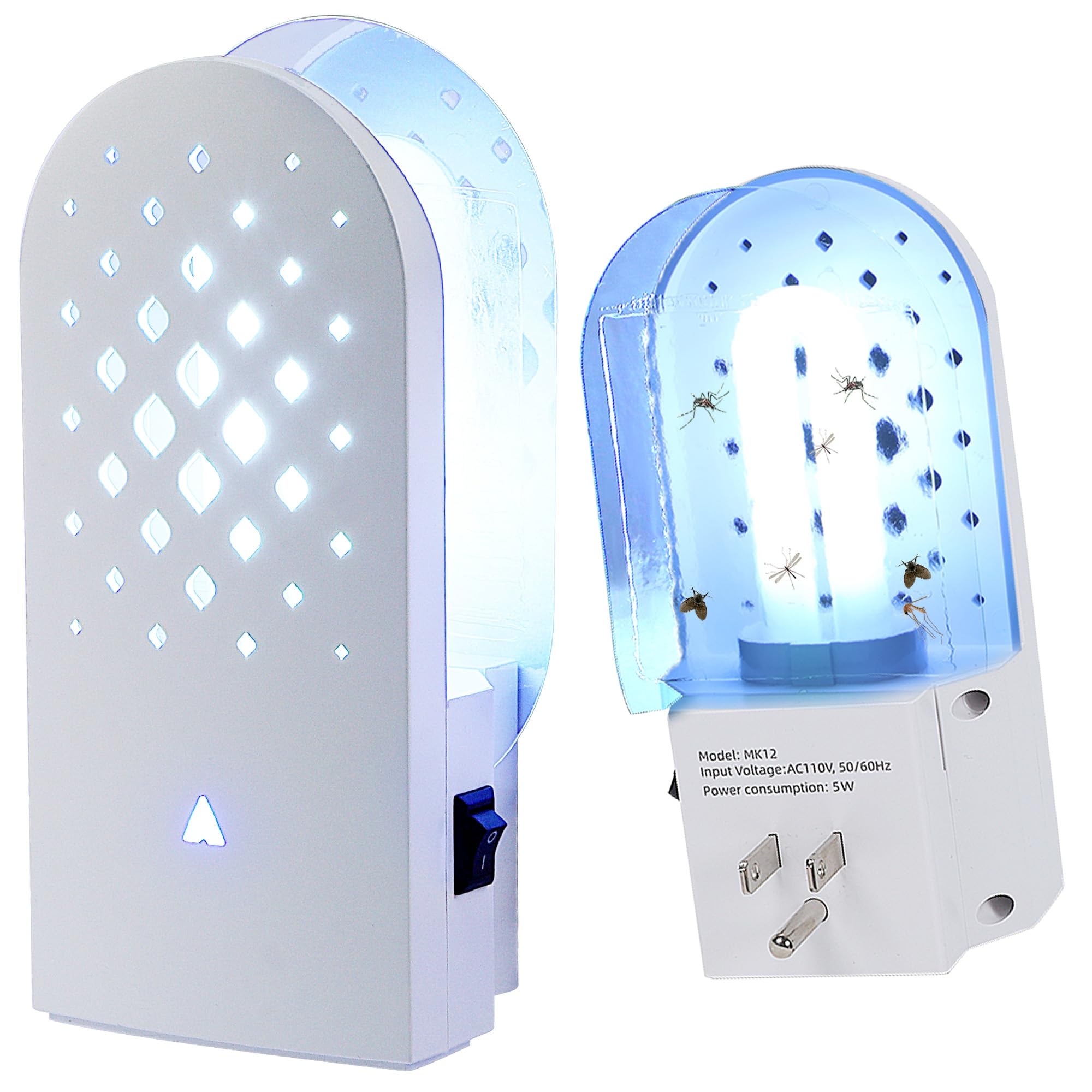 Amazon.com : Phosooy 2 Packs Plug-in Mosquito Traps with 10 Glue Boards ...