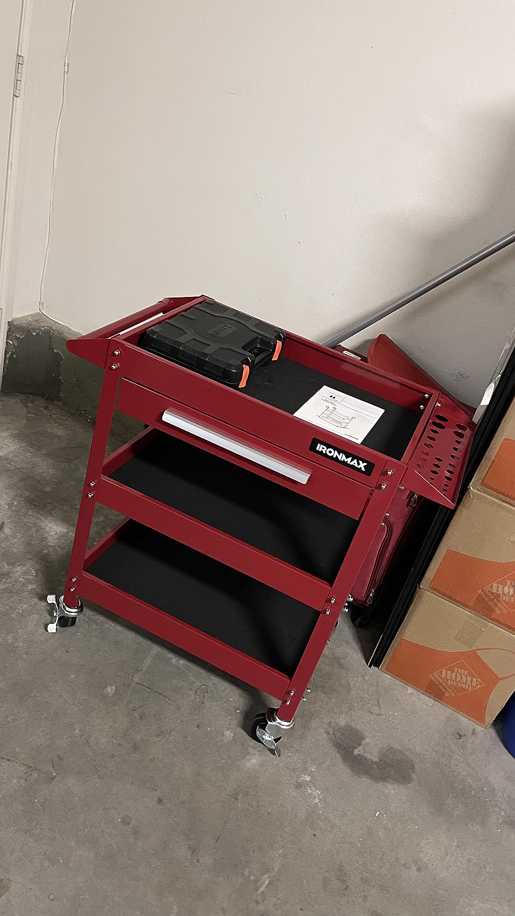 $22/mo - Finance Goplus 3 Tier Rolling Tool Cart, 330 LBS Capacity ...