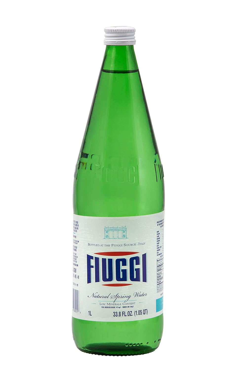 Amazon.com: Fiuggi - Natural Mineral Water, (6)- 1L Glass Bottles ...