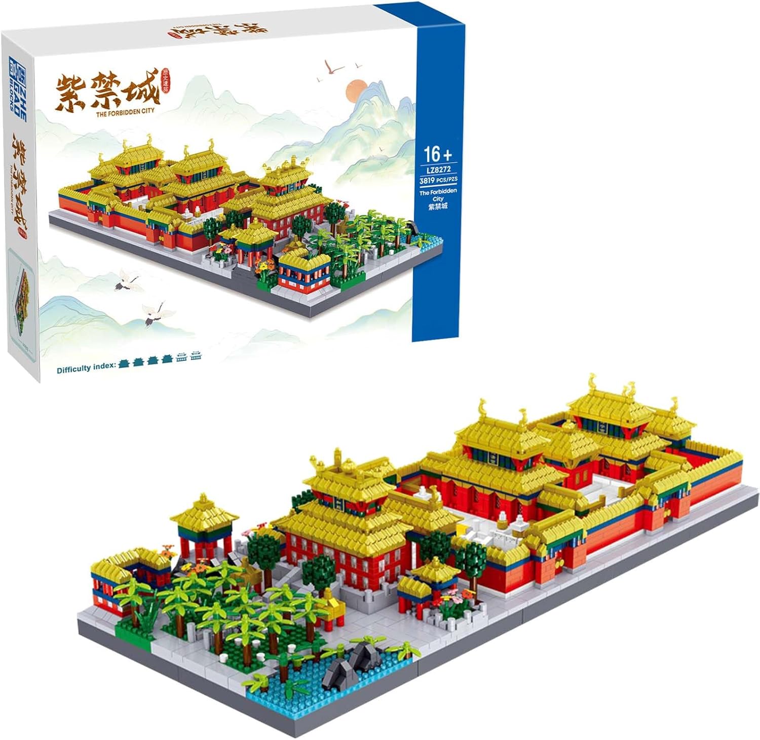 Amazon.com: Chinese Architecture Mini Building Blocks - World Famous ...