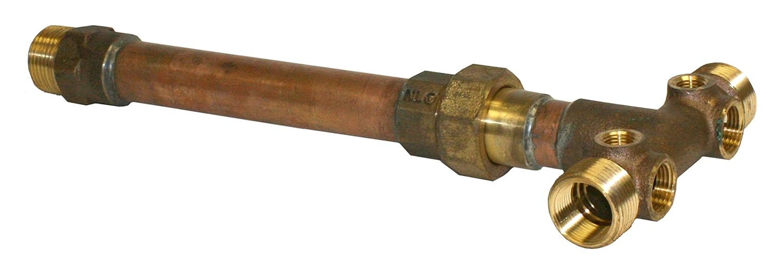 Merrill MFG BATNL1002U Merrill MFB No Lead Brass Tank Tee with Union, 1 ...