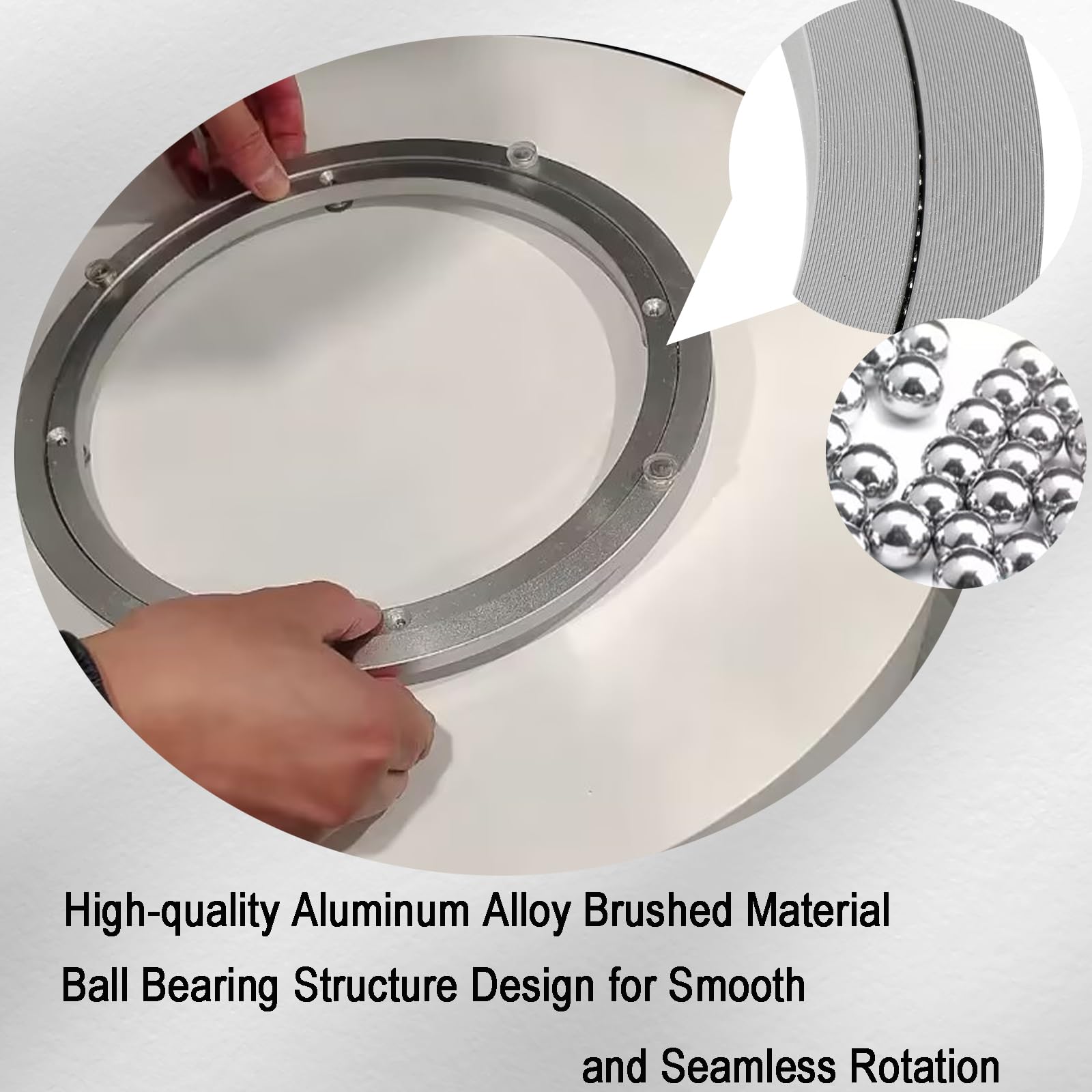Snapklik.com : DasMarine Aluminium Lazy Susan Ring,Rotating Bearing ...