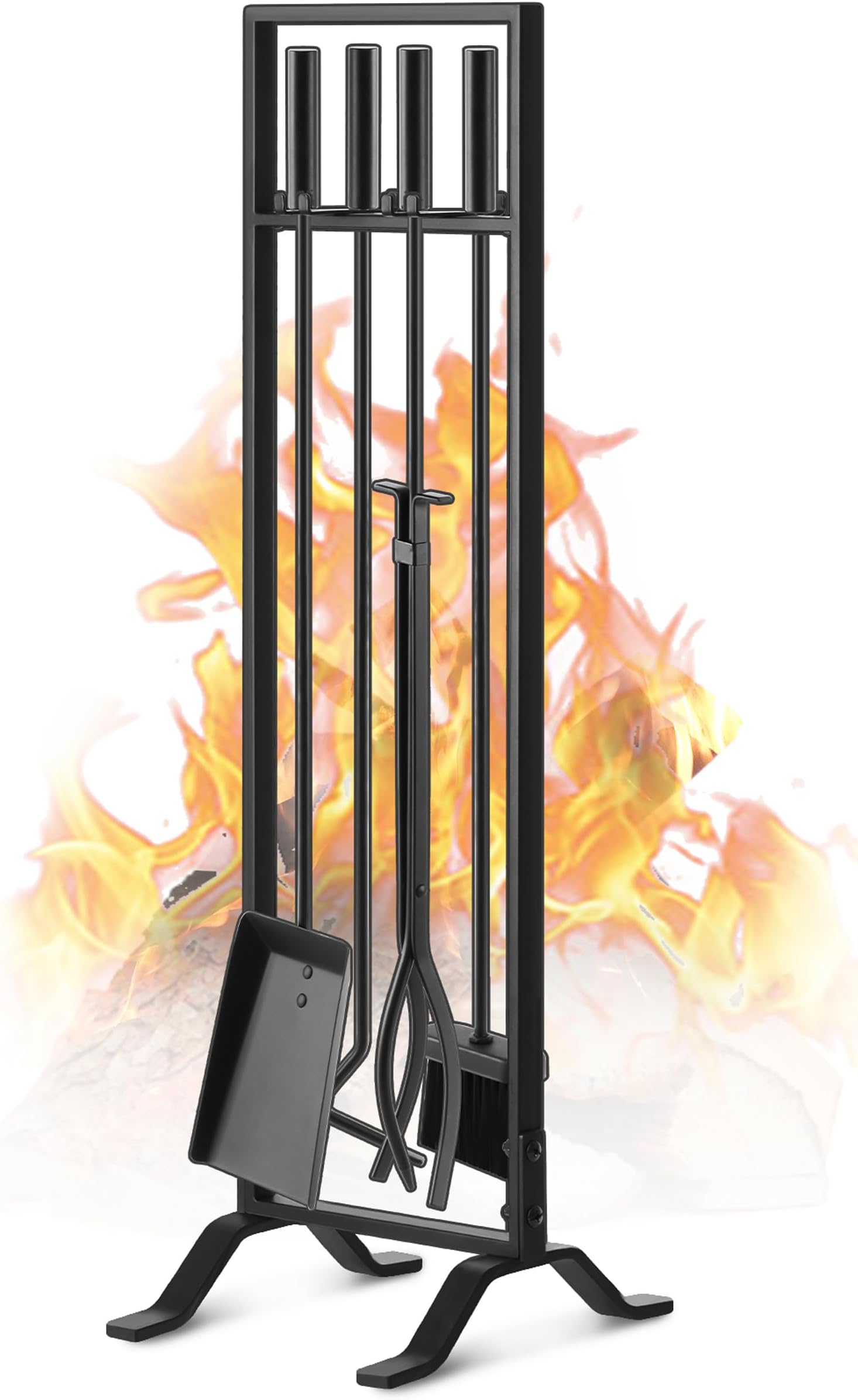 Amazon.com: MyFirePlaceDirect 5 Pieces Fireplace Tools Sets Strength ...