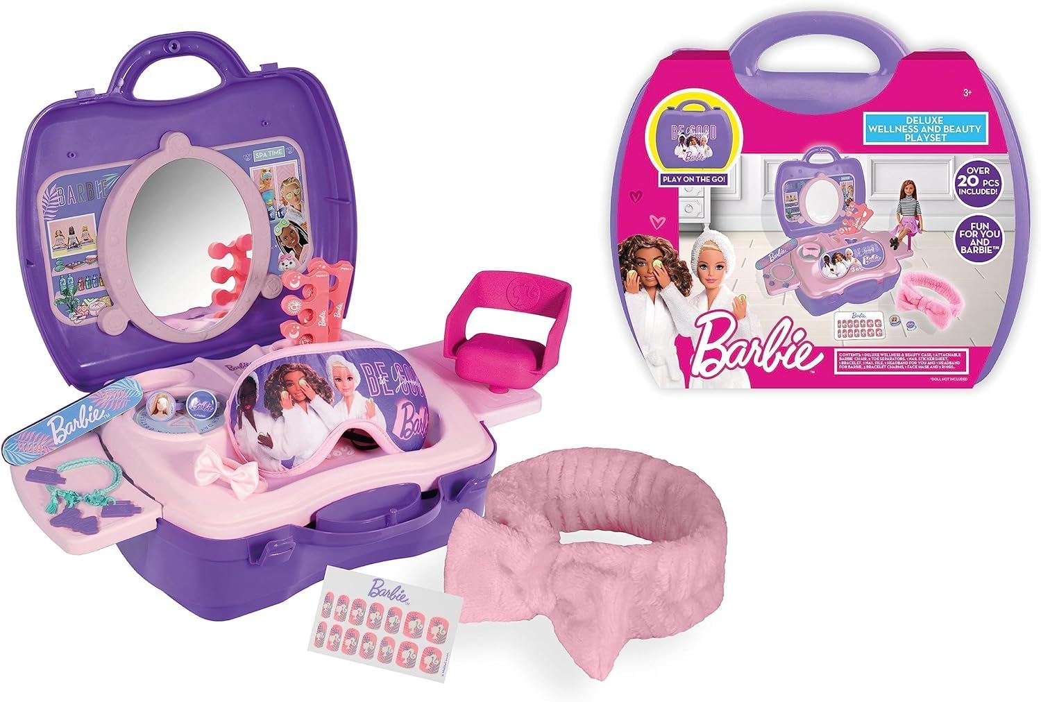 Sinco creations Barbie Deluxe Wellness & Beauty Playset- 20 Piece ...