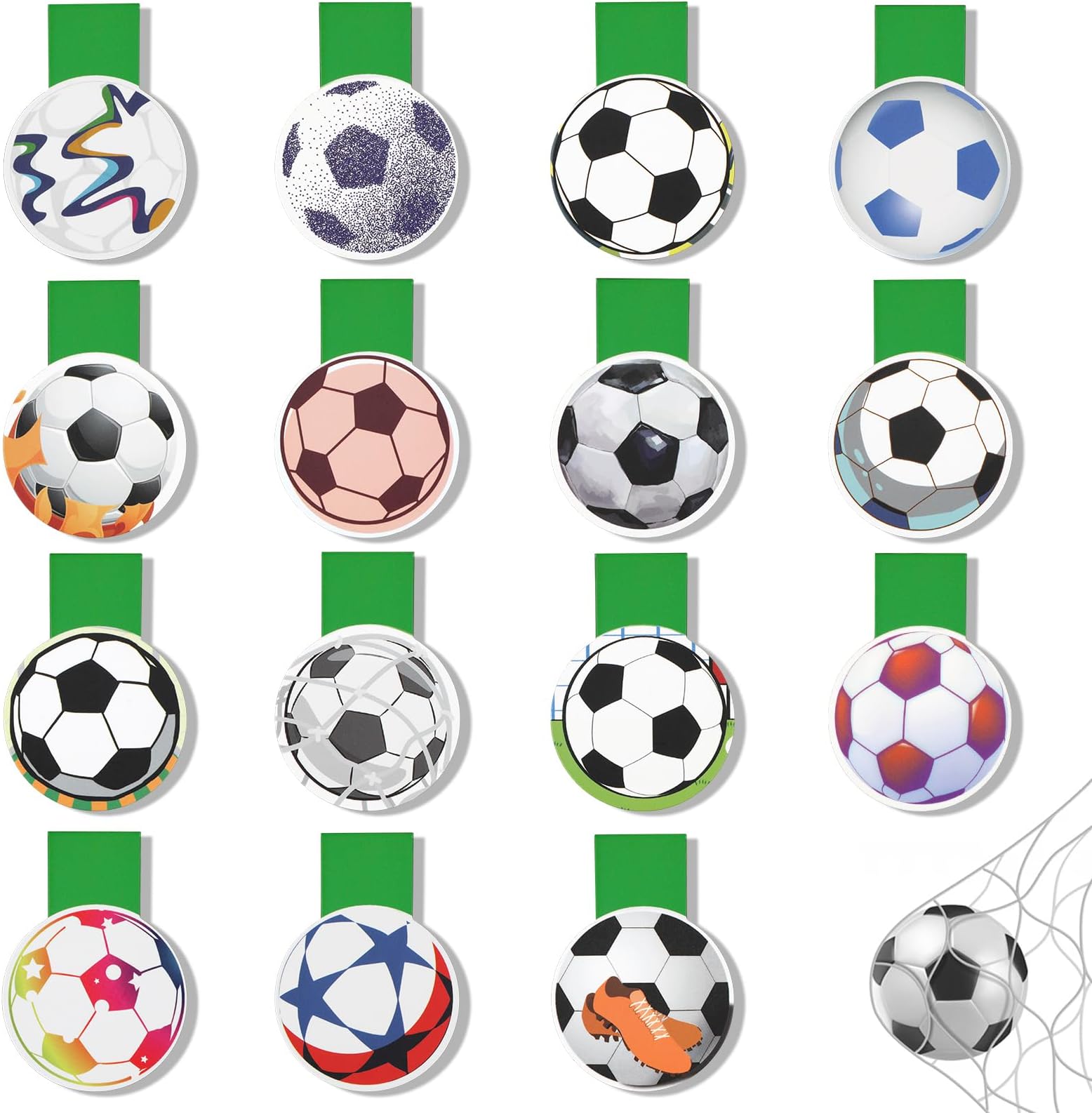 12 Pack Magnetic Bookmark, Tixlux Football Style Book Marker Clip Sets ...