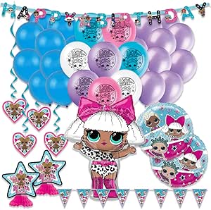 LOL Surprise Dolls Themed Birthday Party Decorations Bundle | Includes ...