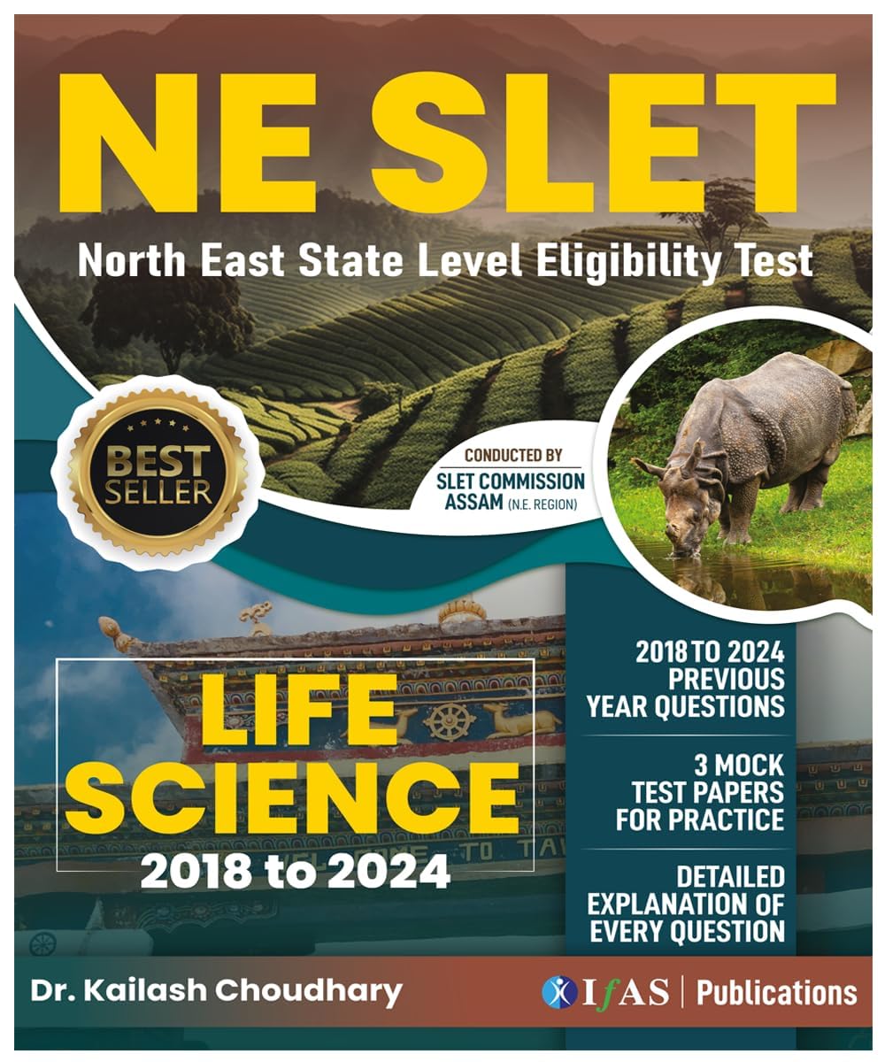 Buy NE-SLET Life Science PYQ Book 2025 | Previous Year Solved Papers ...