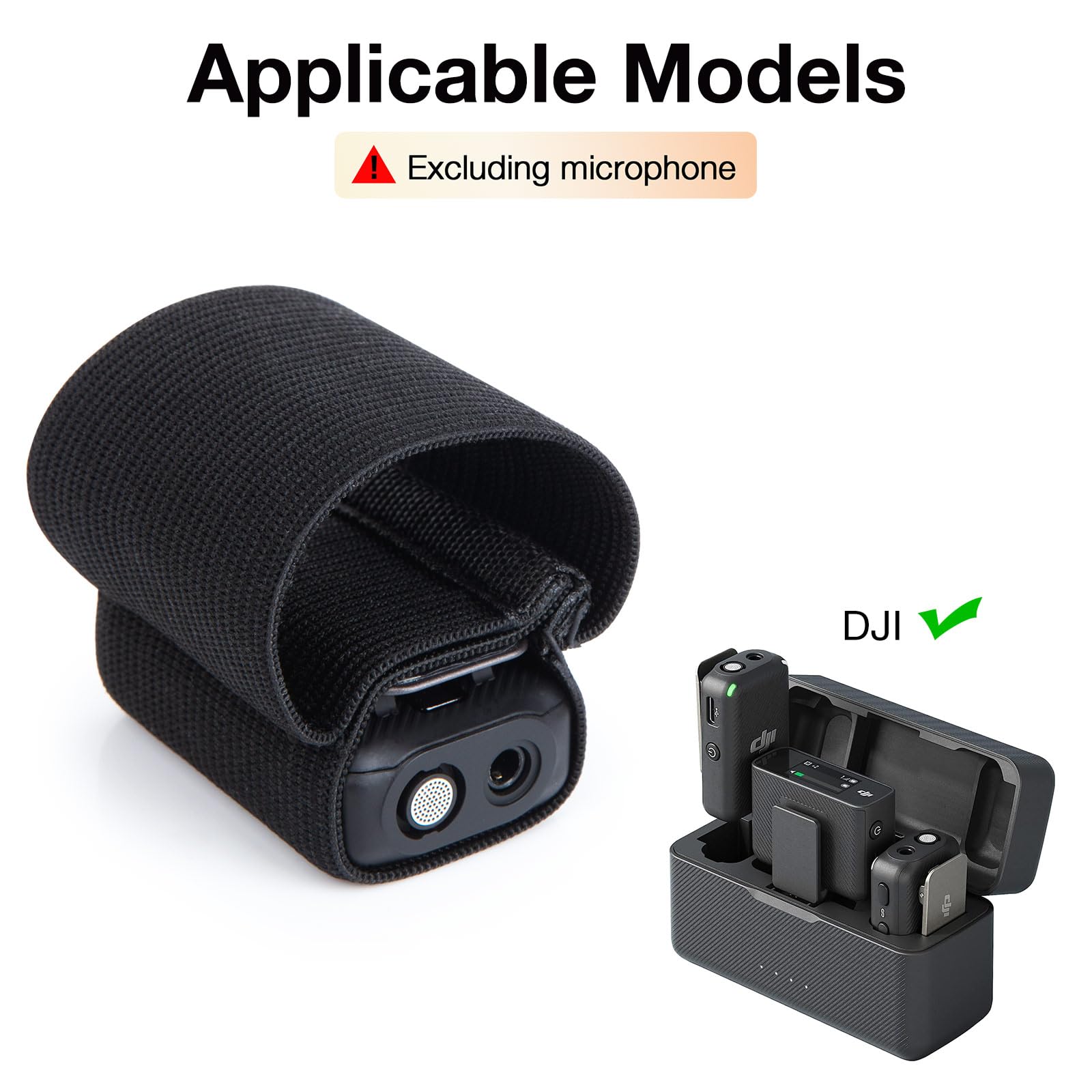Snapklik.com : Hand Microphone Elastic Sleeve For DJI Mic, DJI ...