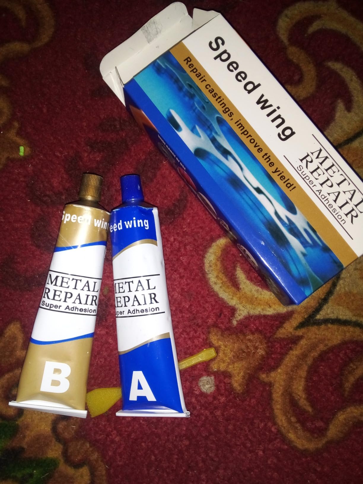 Magic Metal Mending, Cold Weld Metal Repair Paste Adhesive Gel, Leakage ...