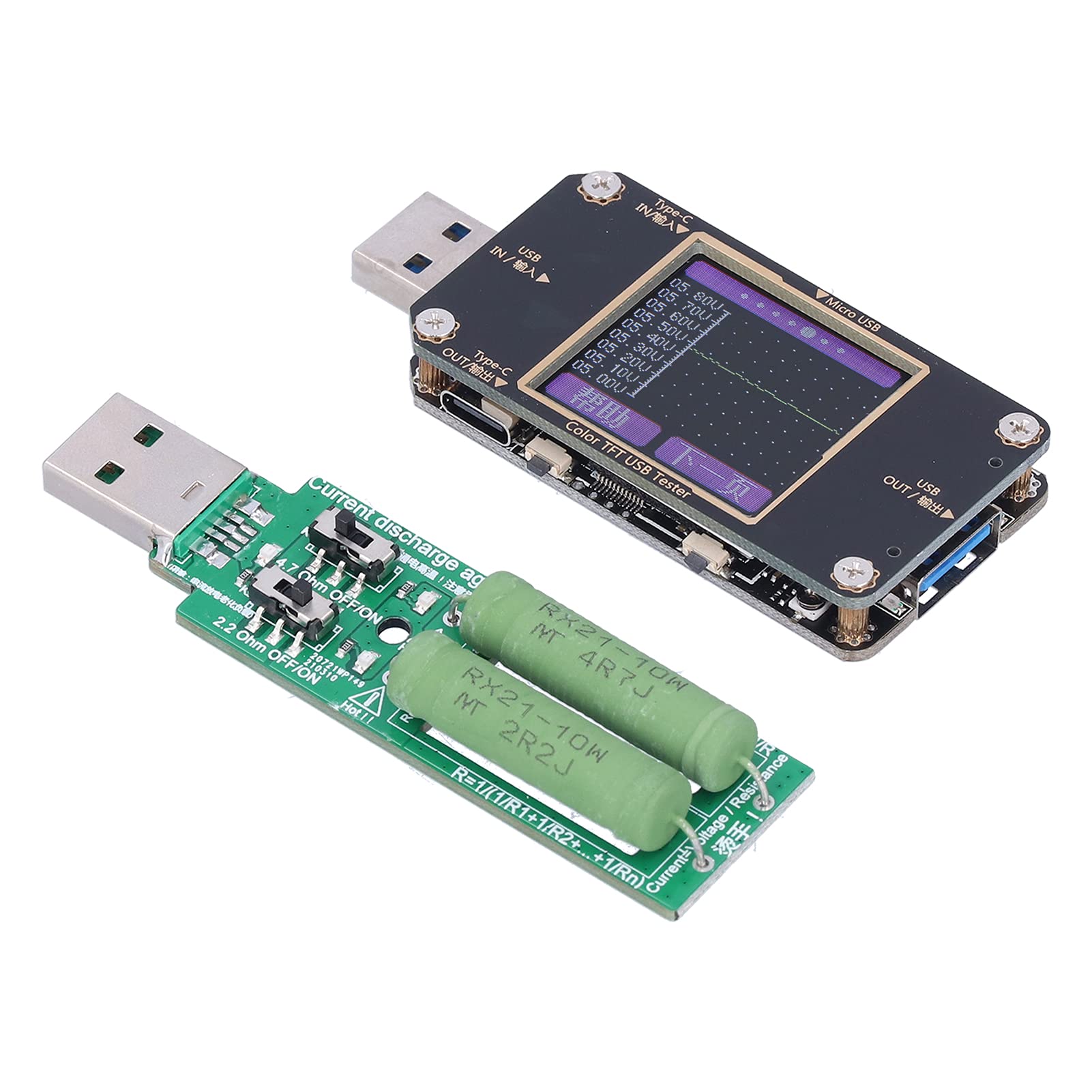 Buy Current Power Meter Detector, USB Electrical Tester High Accuracy ...