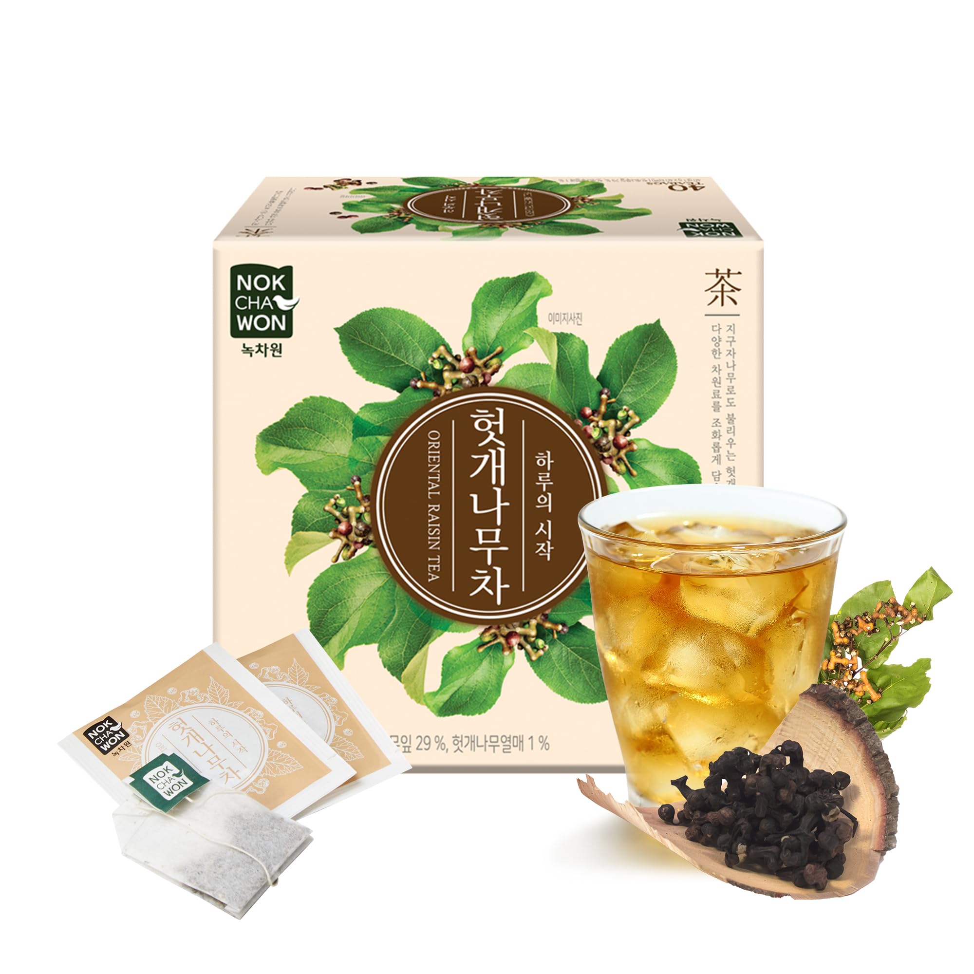 Amazon.com : [Nokchawon] Oriental Raisin Tree Tea, Hovenia Dulcis Tea ...