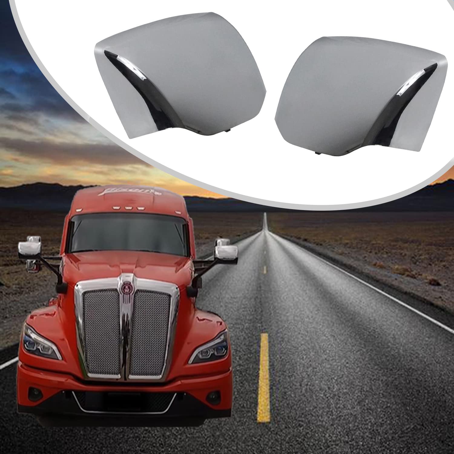 Snapklik.com : CPOWACE Pair Hood Mirror Covers