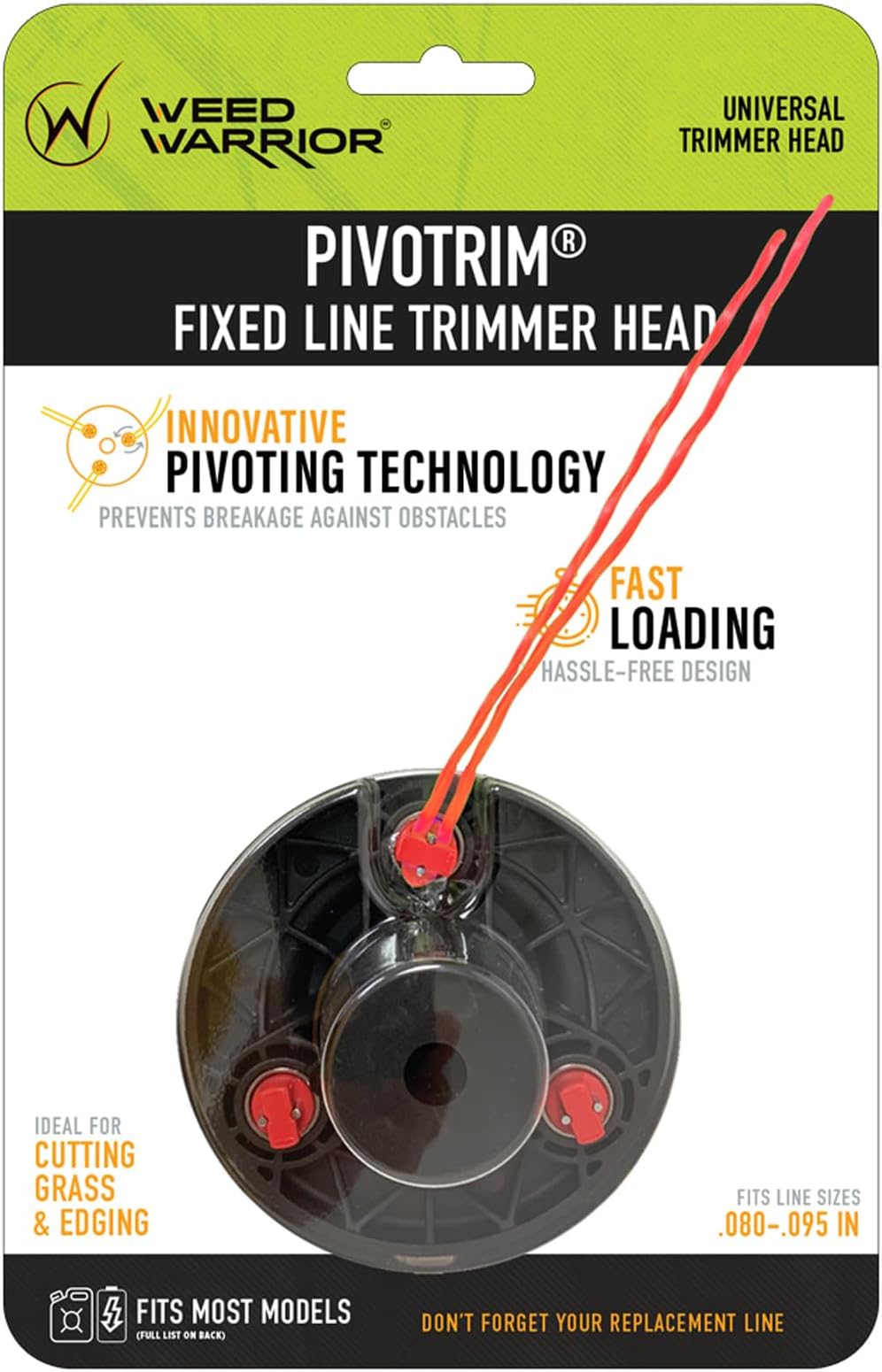 Amazon.com: Trimmer Head -Patented - USA Made String Trimmer Head Fits ...
