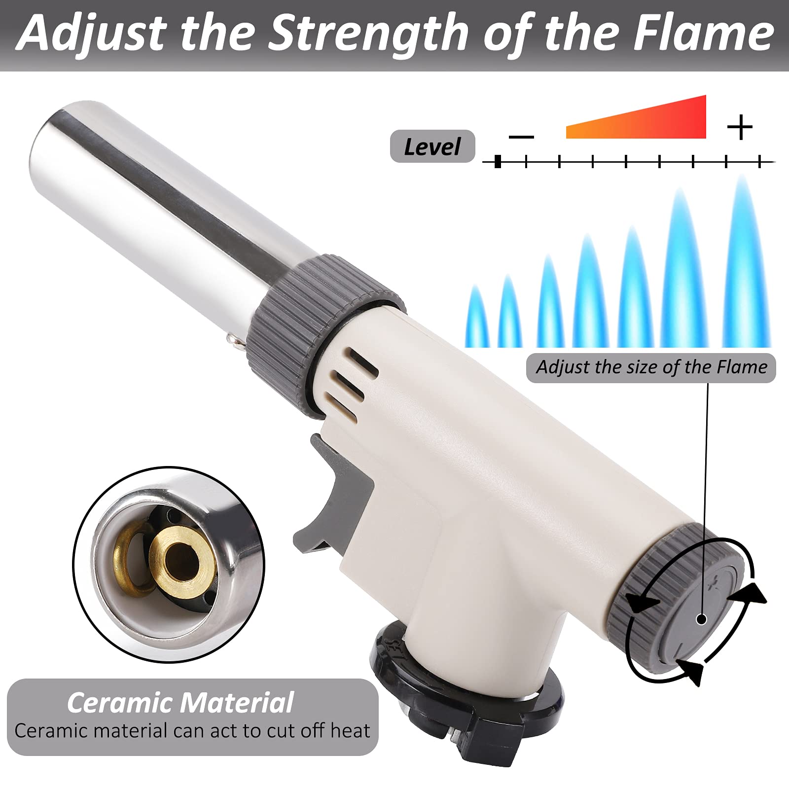 Snapklik.com : CORKAS Butane Torch, Professional Refillable Kitchen ...