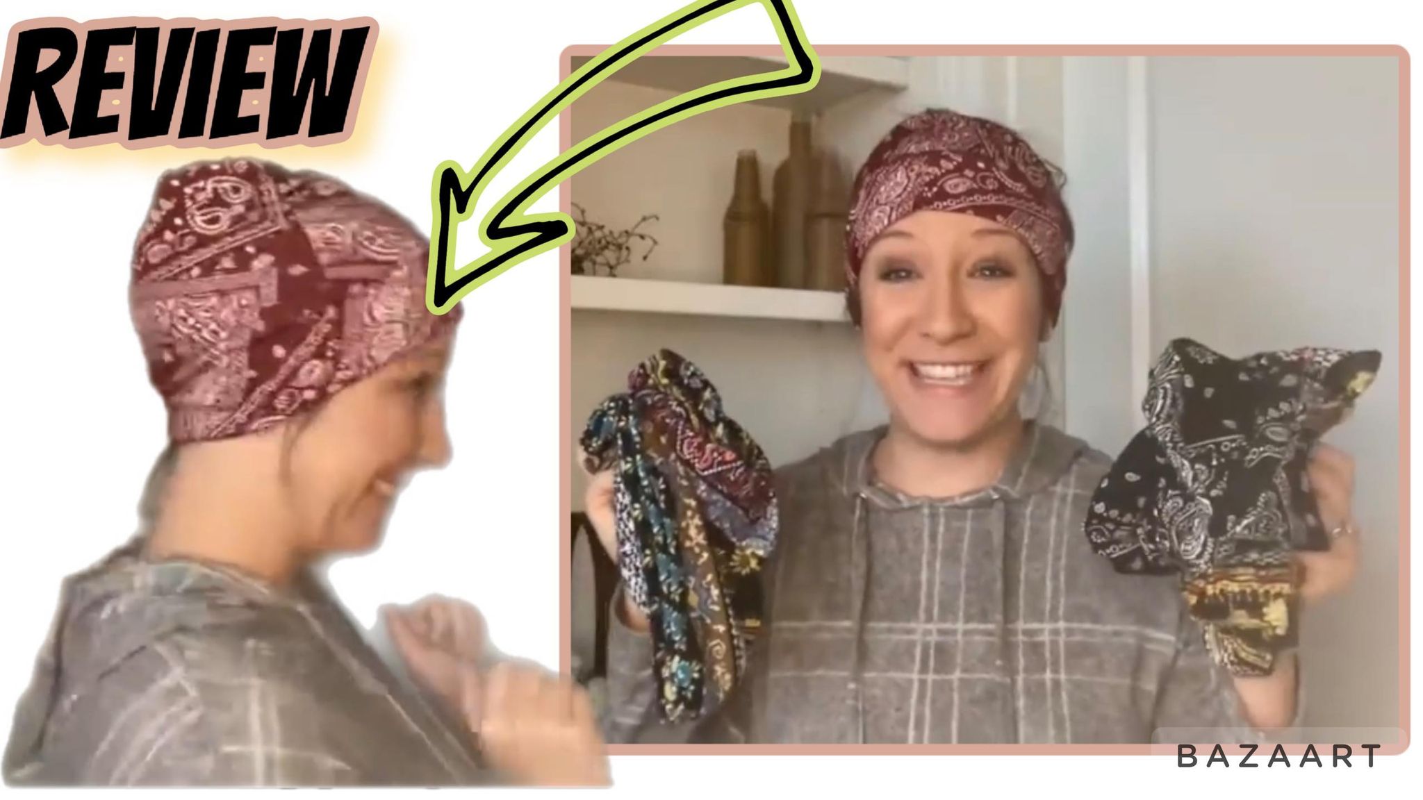 Watch Headband or Soft Hat- soft multi use cute designs on Amazon Live