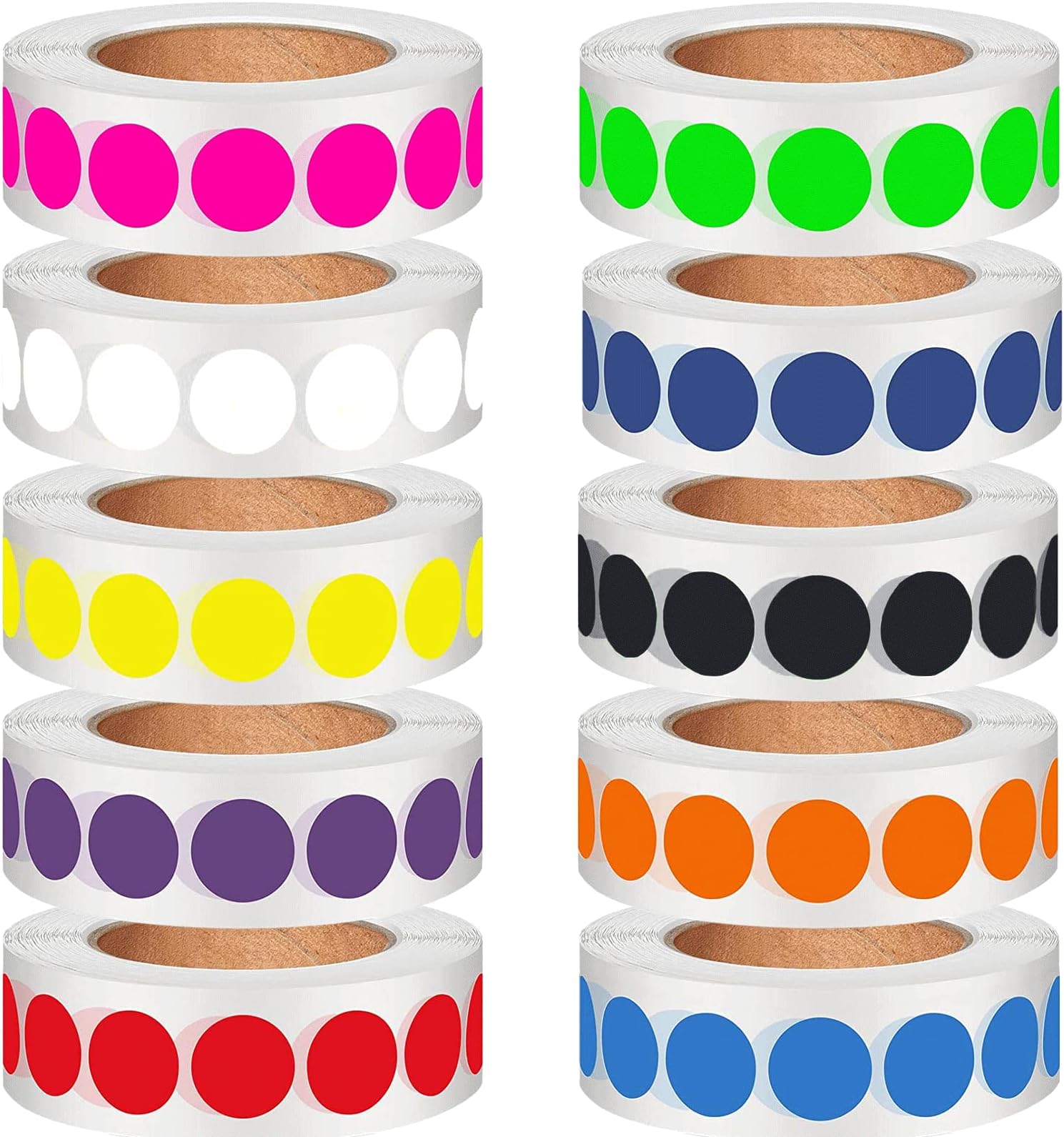 Amazon.com : wootile Holographic Silver Color Coding Labels 2 Inch ...