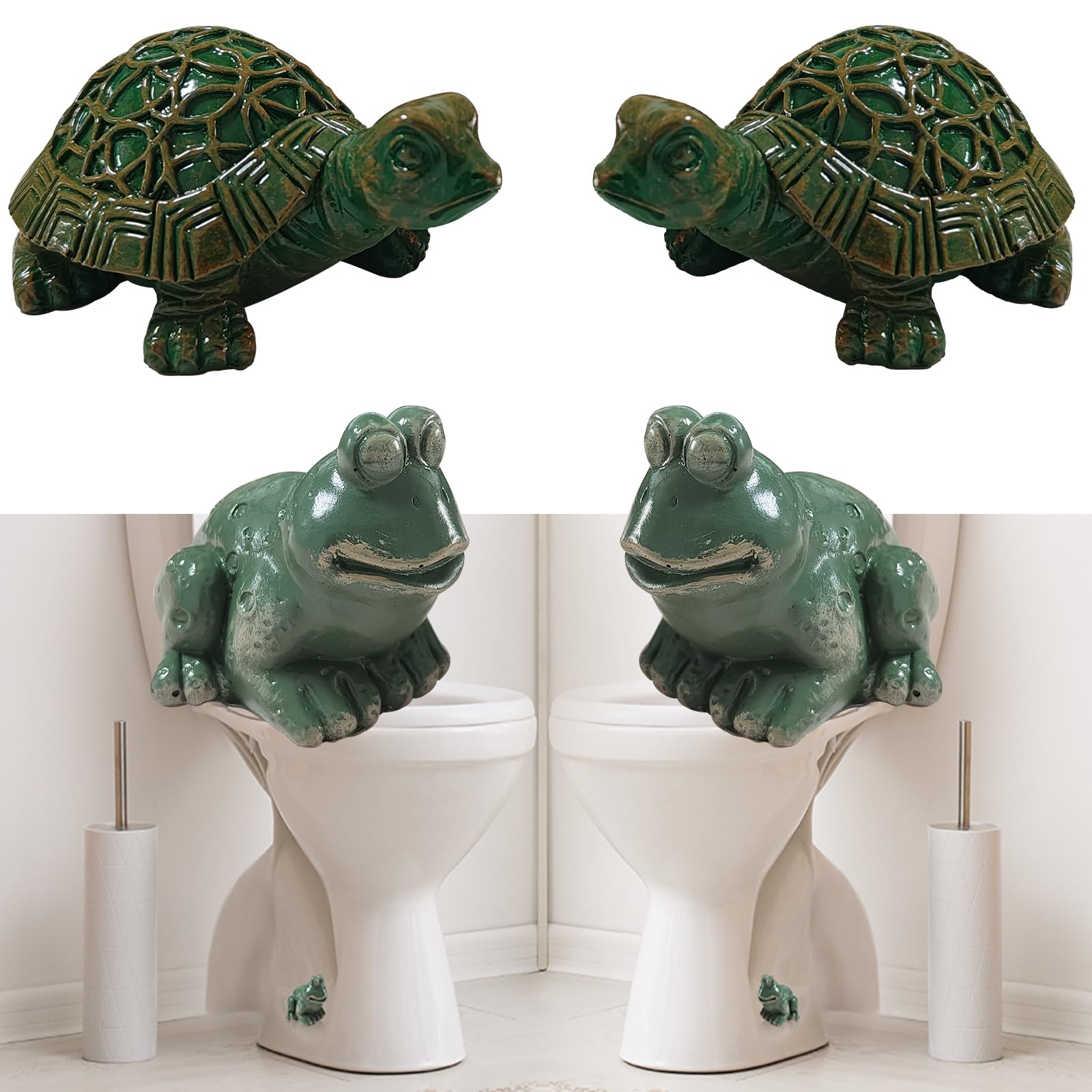 Toilet Bolt Caps - 4PCS Decorative Resin Toilet Bolt Covers Cute Fun ...