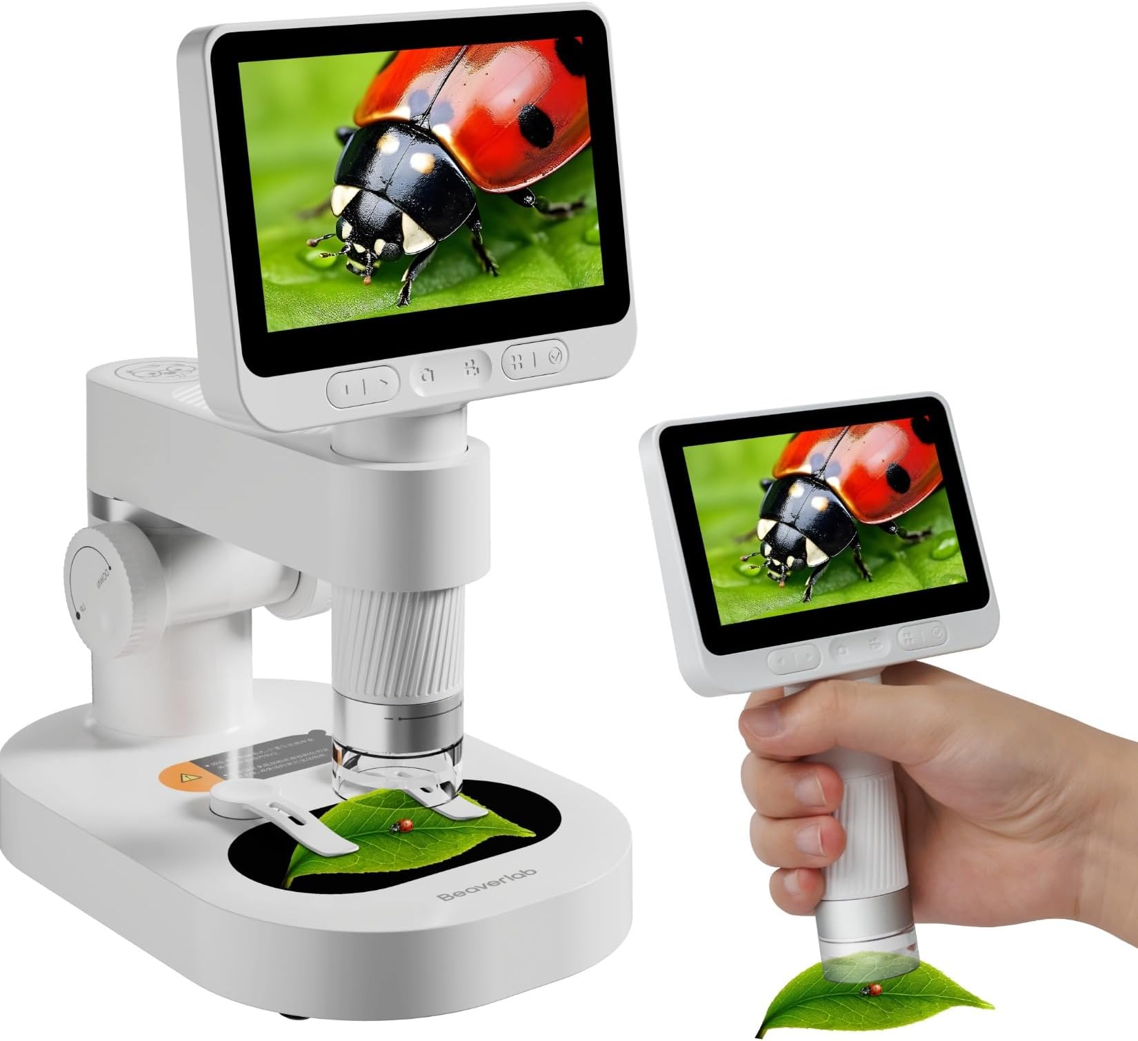 Amazon.com : Kids Microscope for Ages 8-12, Handheld Digital Microscope ...