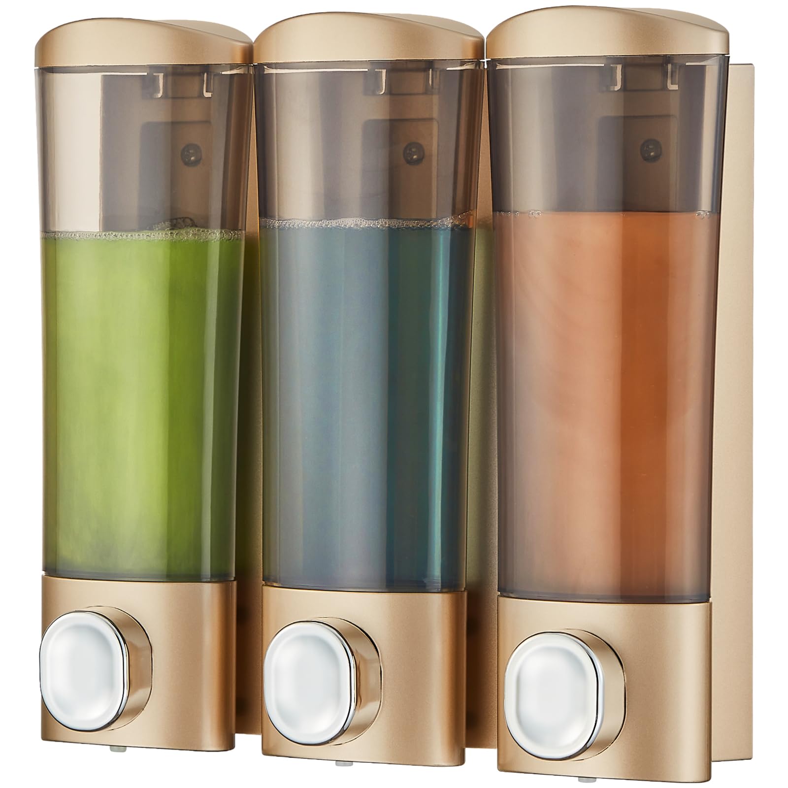 Amazon.com: Shampoo and Conditioner Dispenser Wall Mounted, Shower Soap ...