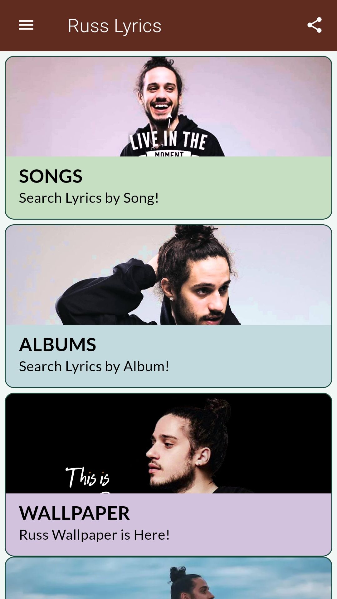 Russ Lyrics:Amazon.de:Appstore for Android