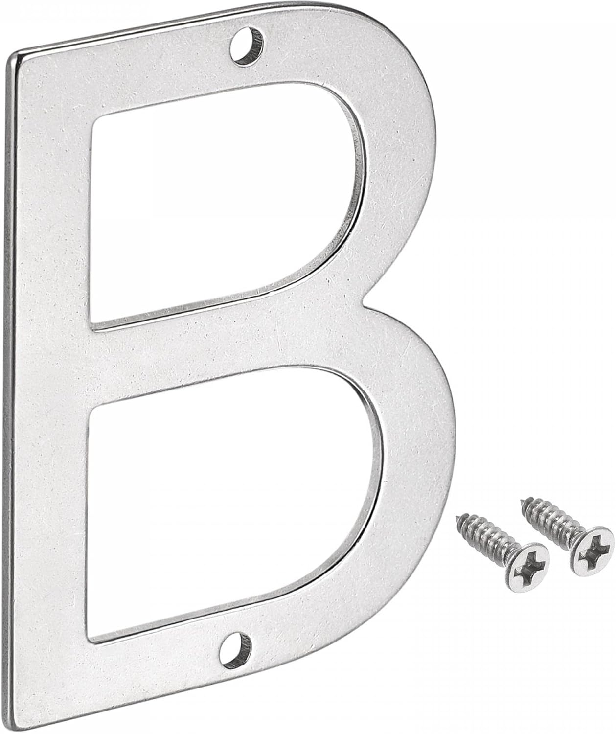 Amazon.com: uxcell Stainless Steel House Letter, 3.94 Inch Letter B for ...