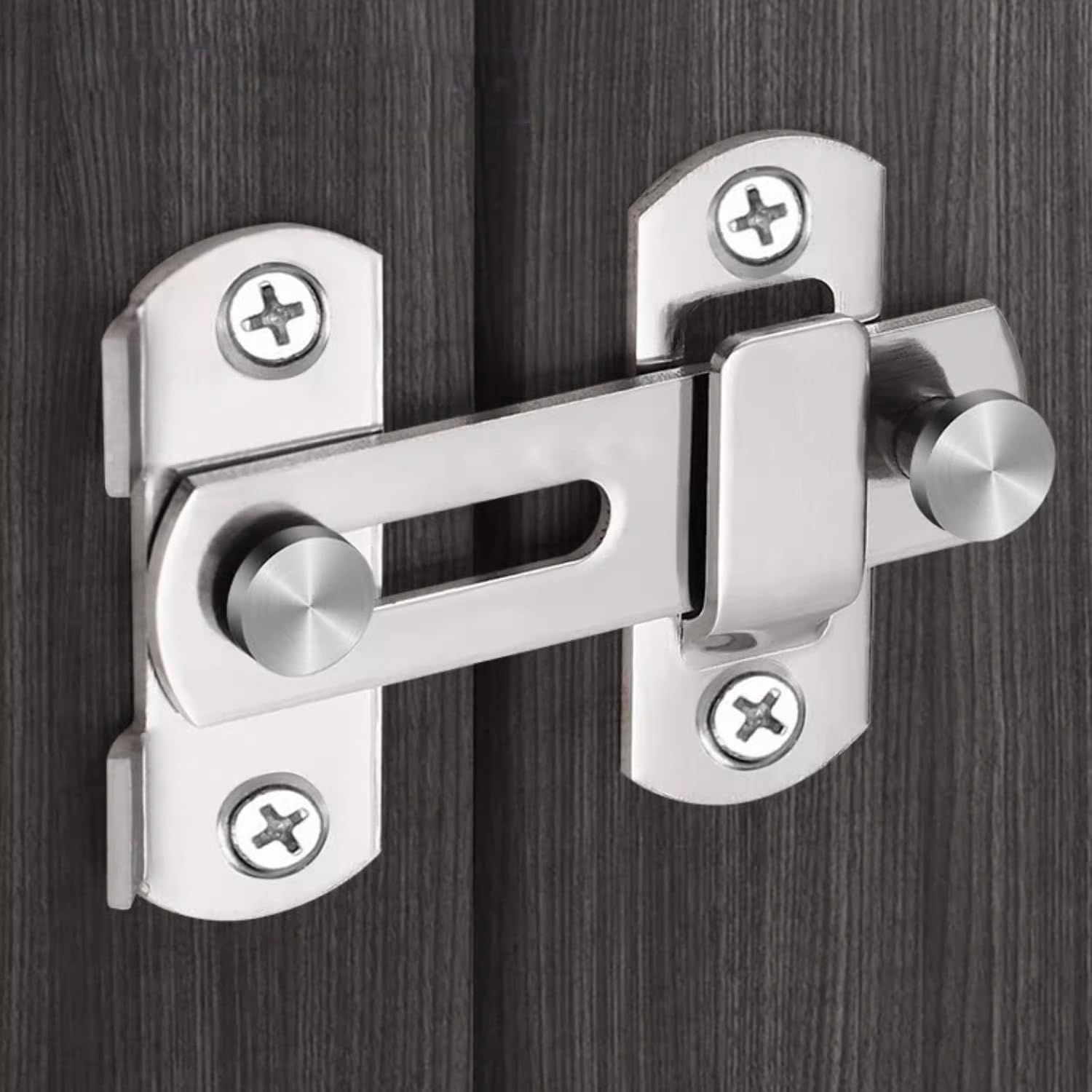 Amazon.com: Generic 5 Packs Door latches Stainless Steel barn gate flip ...