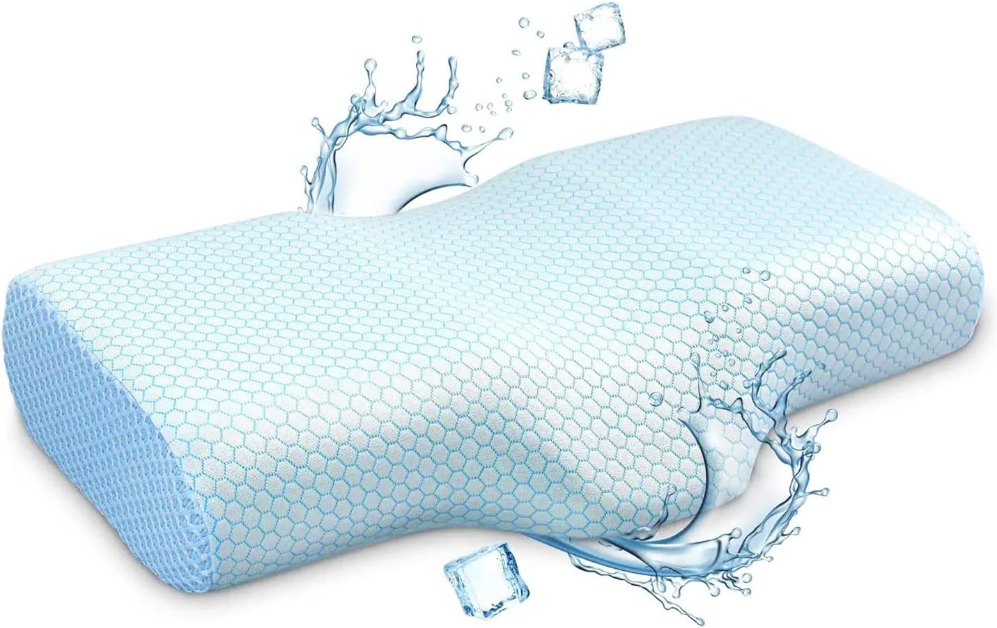 Amazon.com: Powsure Memory Foam Pillow, Contour Pillows for Neck and ...