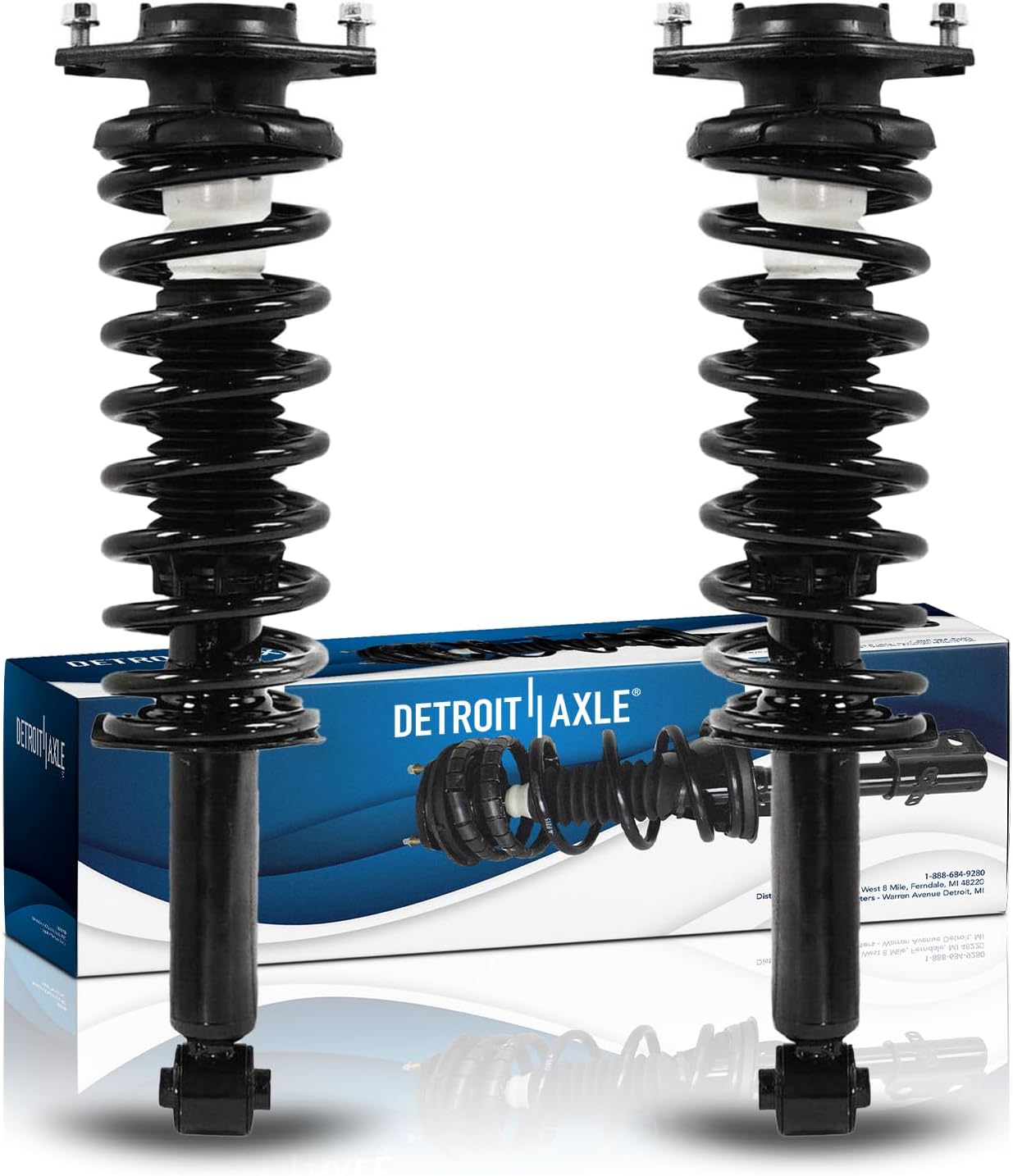 Amazon.com: Detroit Axle - Rear 2pc Struts for 2009-2013 Subaru ...