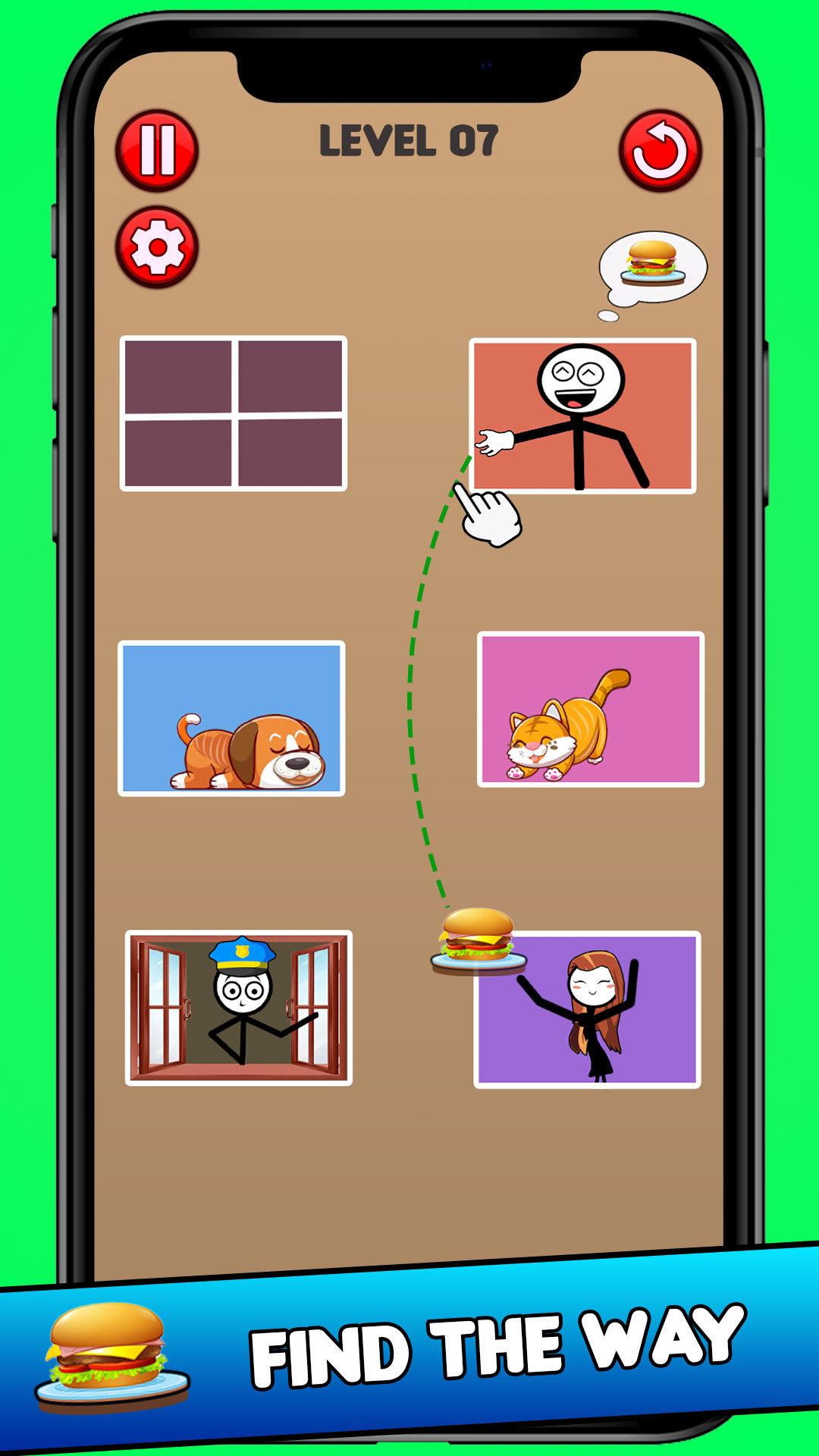 Stickman Draw Love Story! Thief Escape Puzzle Brain IQ Test Puzzles ...