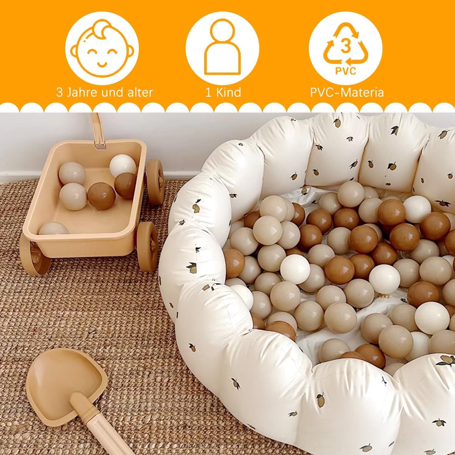 Snapklik.com : Inflatable Swimming Pool Children, 90 Cm Paddling Pool ...