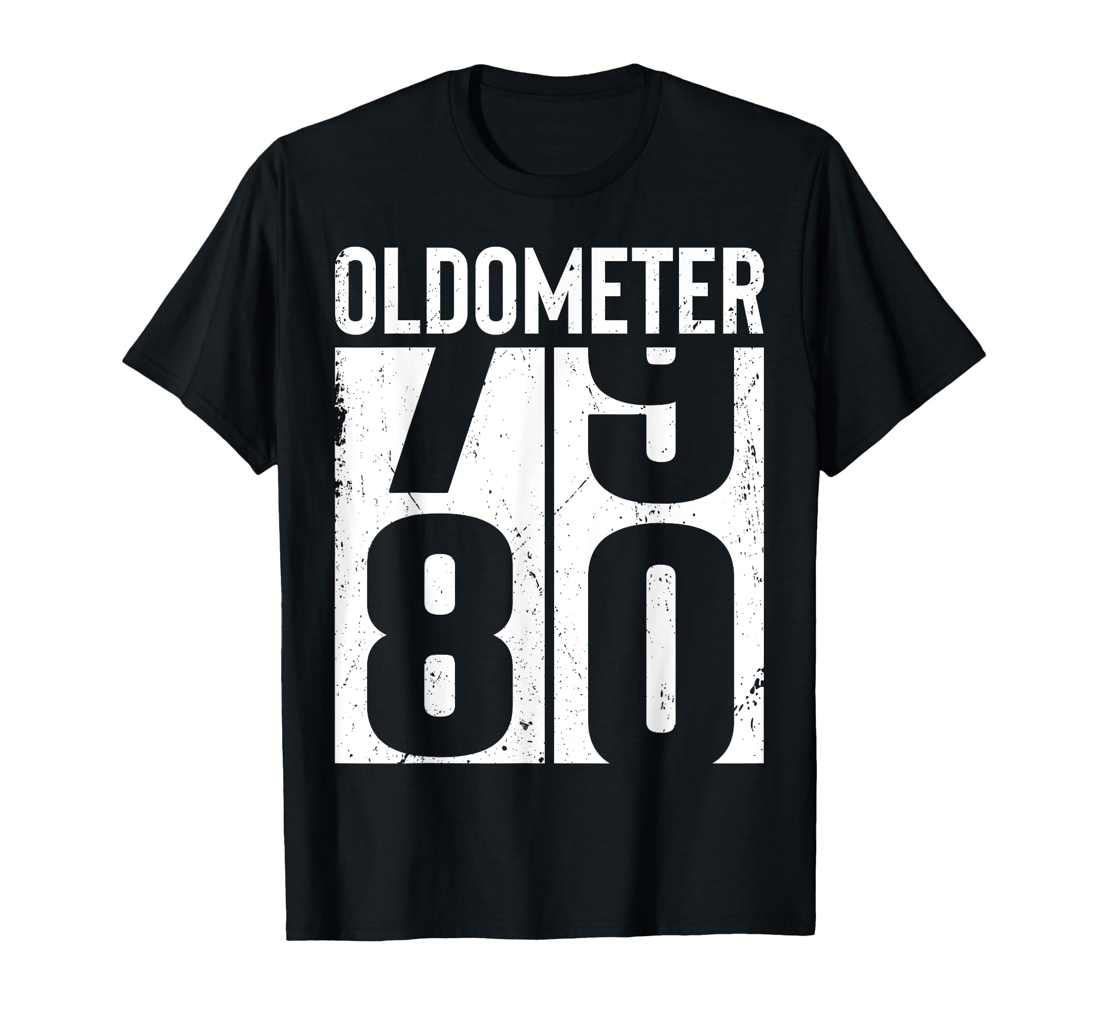 Amazon.com: Funny 80 Years Old 80th Birthday Odometer Oldometer Gift ...