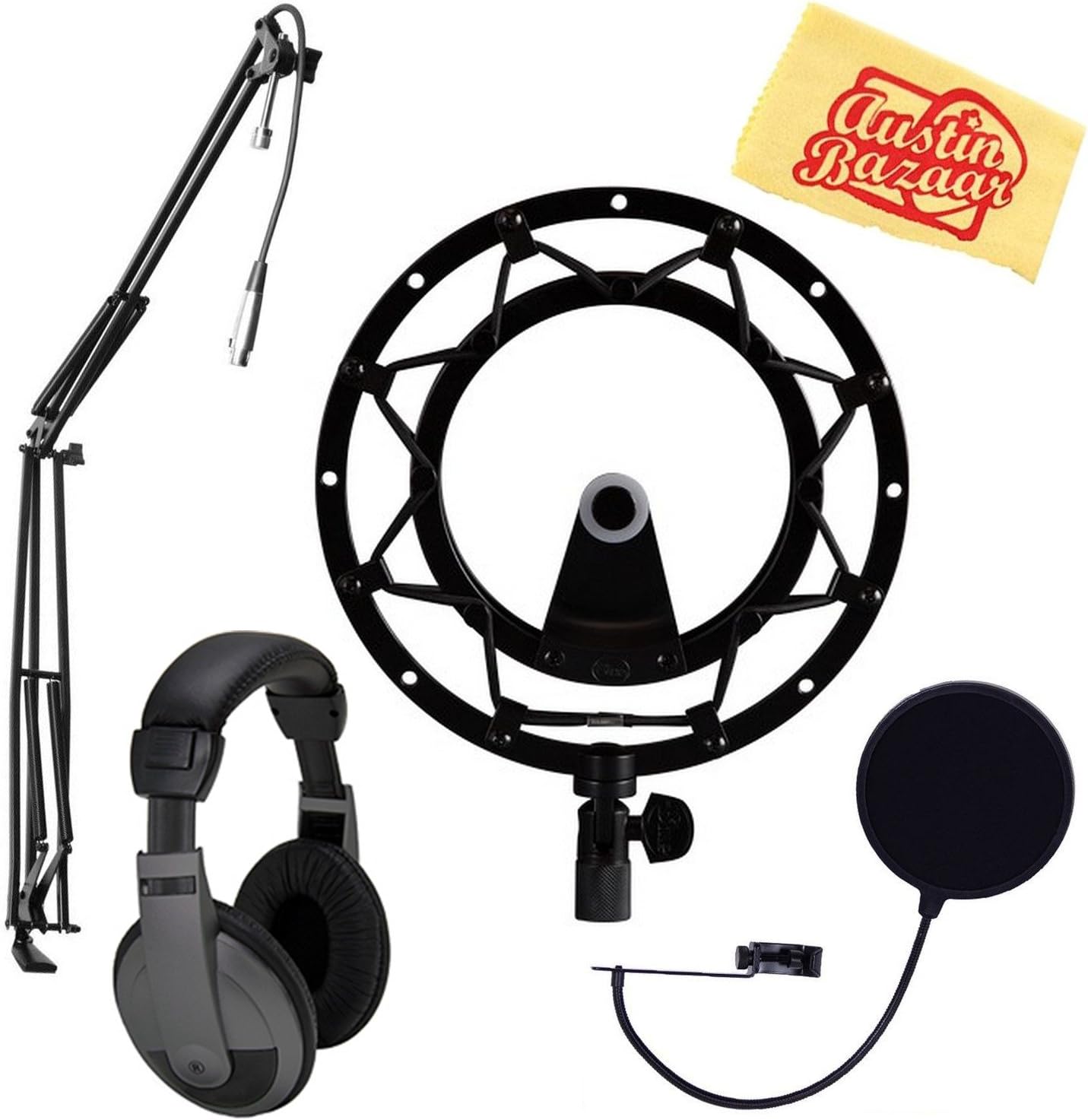 Blue Radius II Shock Mount for Yeti and Yeti Pro Microphones - Blackout ...