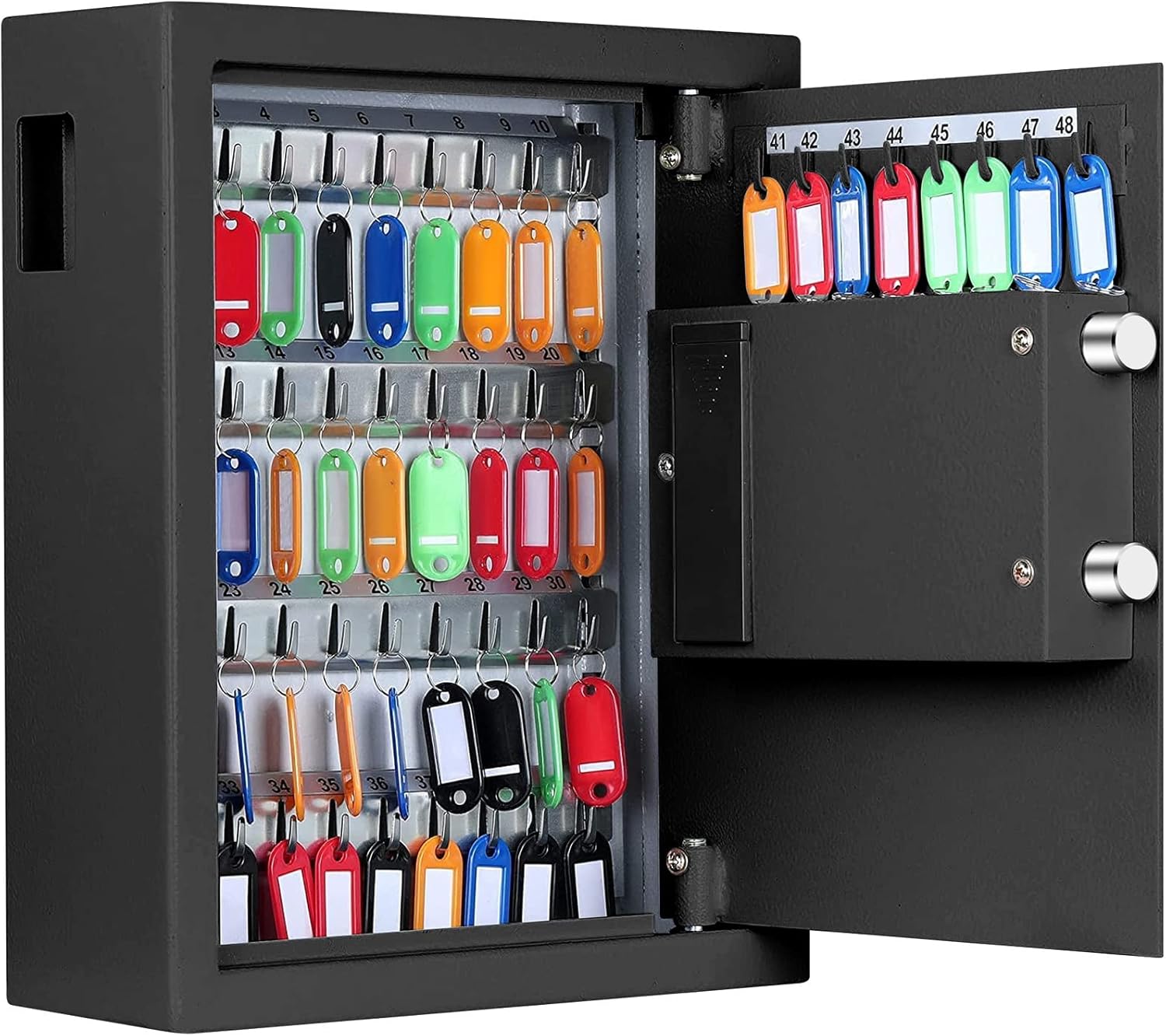 Aprxuvot 30 Position Large Key Box Wall Mount with Code and Spare Keys ...