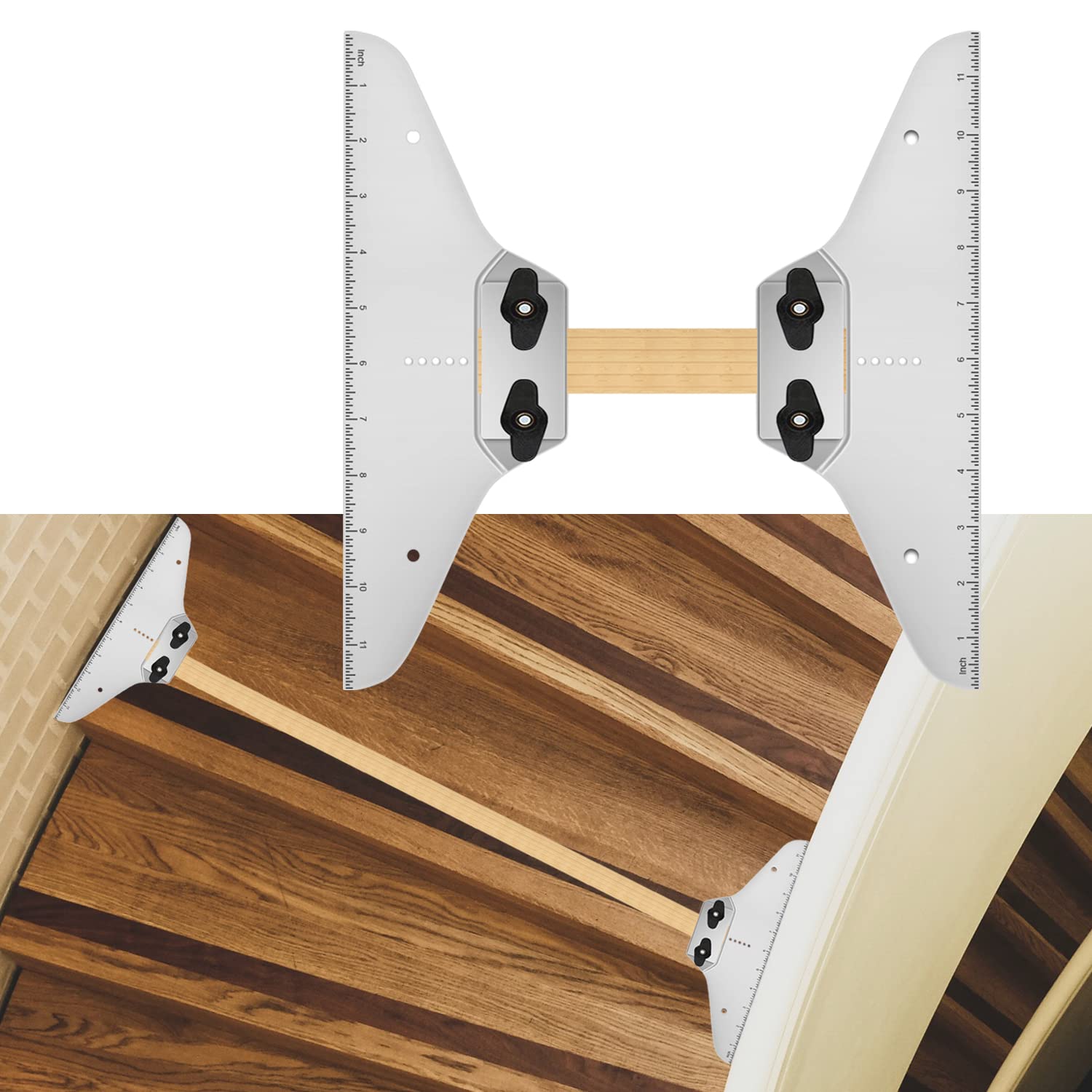 Stair Tread Template Tool Kingson Stair Scribe Tool Wood Stair ...