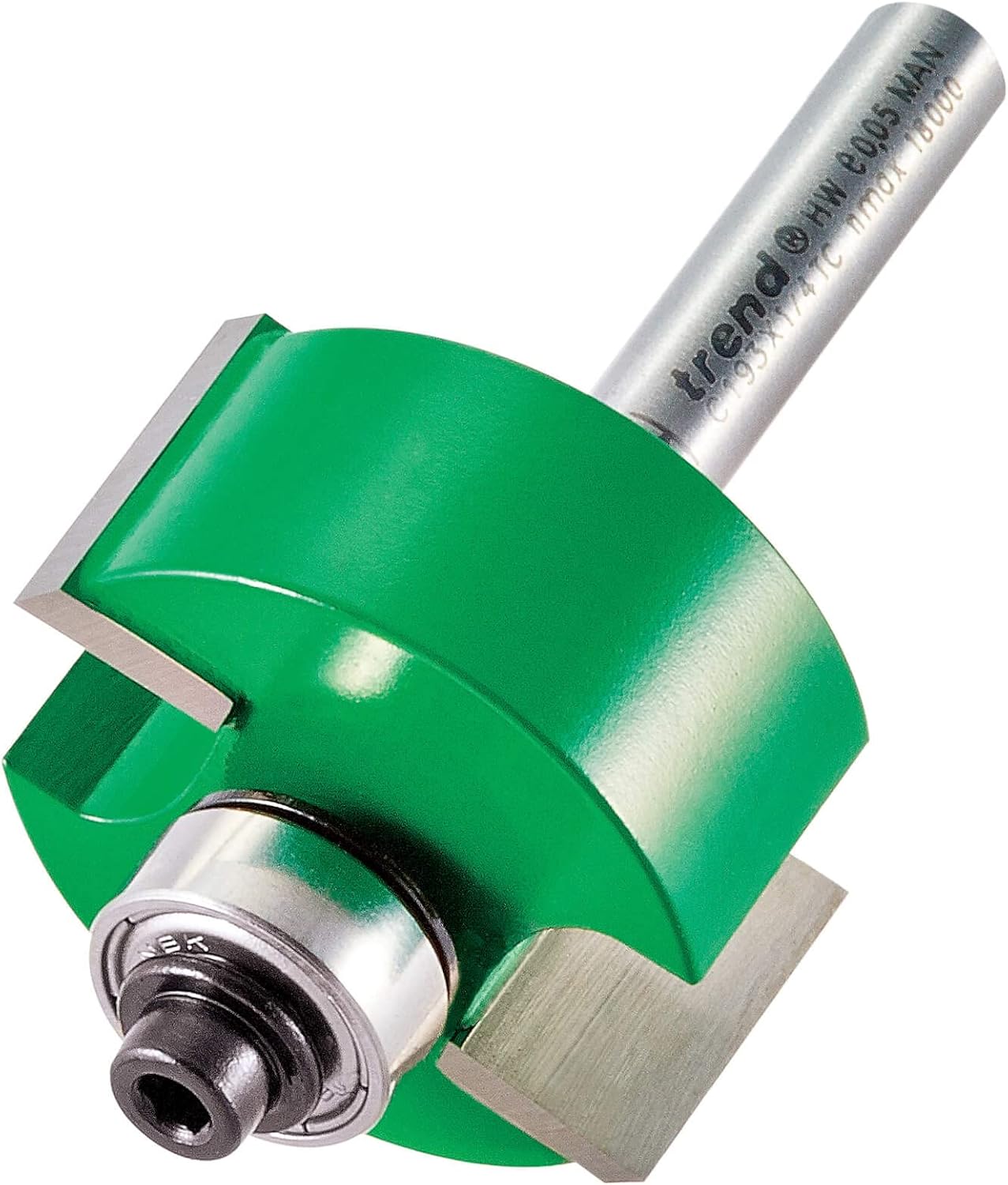 Trend CraftPro Rebater Router Cutter Bit, 1/4 Inch Shank, 15.9mm Cut ...