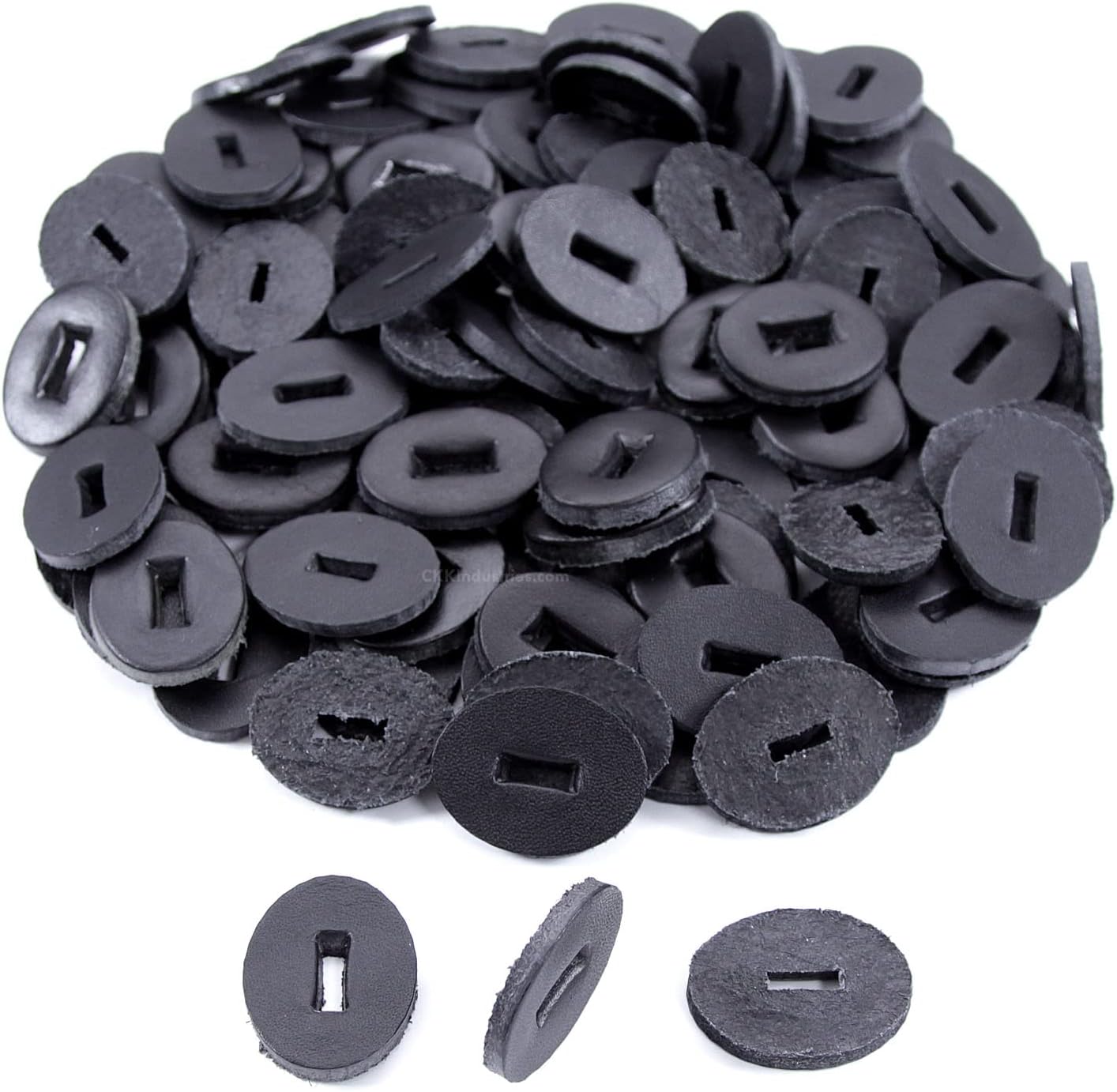 Amazon.com: Cowhide Leather Handle Washers - Oval Shape - (1.30 x 1.00 ...