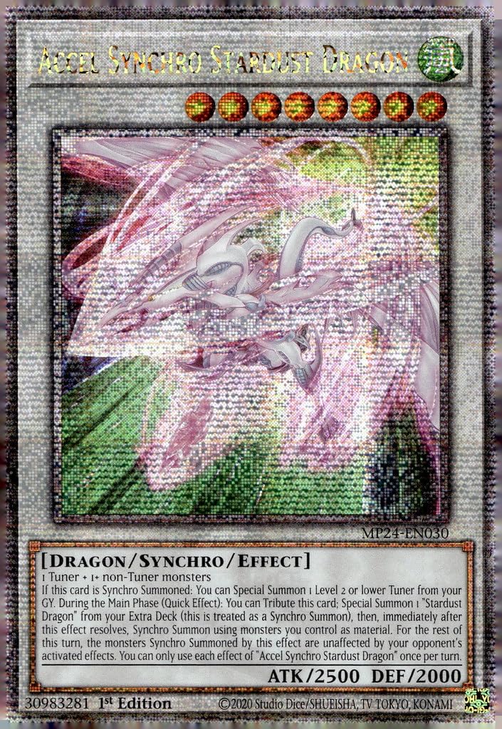 Amazon.com: Accel Synchro Stardust Dragon - MP24-EN030 - Quarter ...