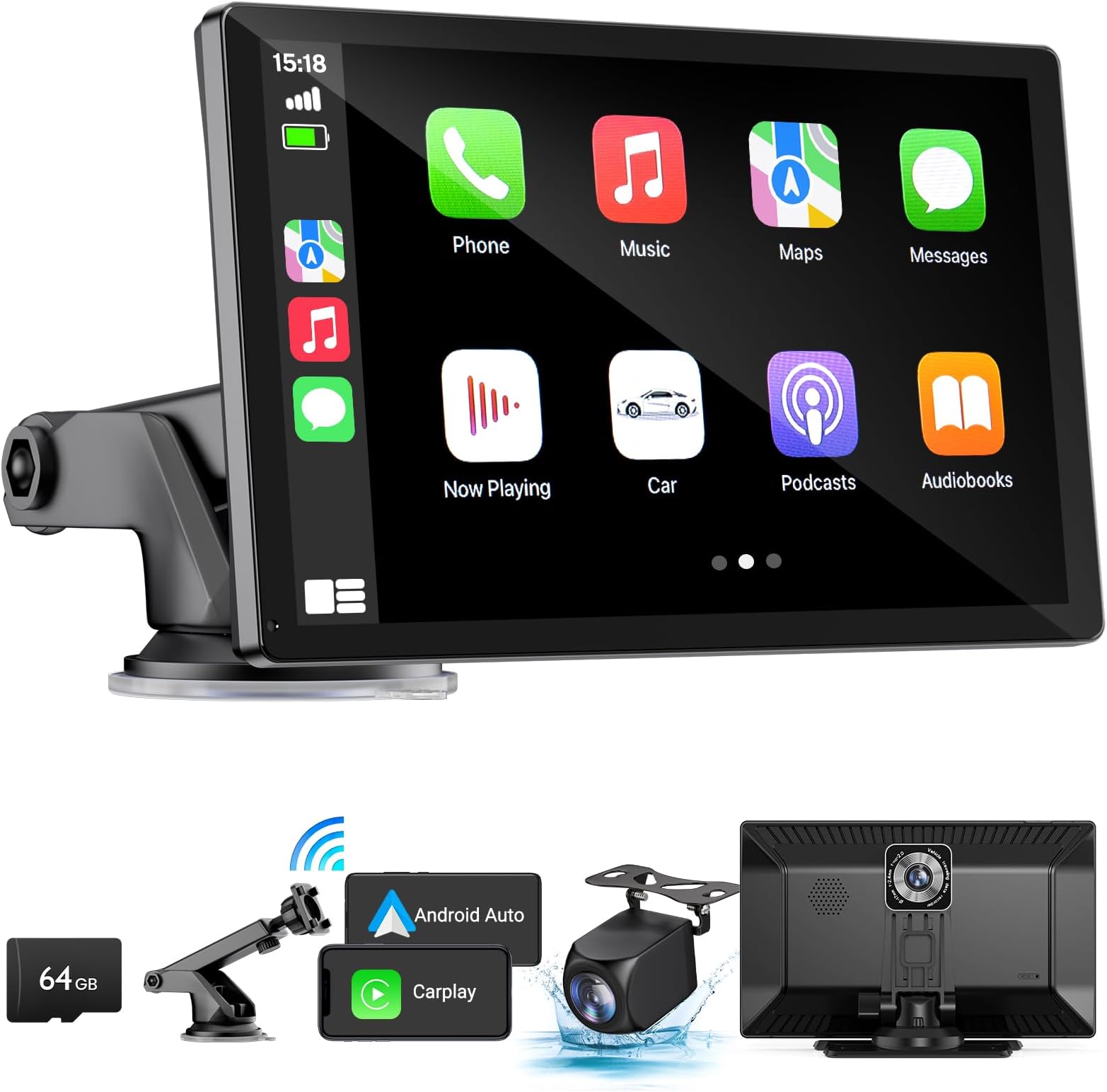 Amazon.com: Car and Driver Intellidash Pro X10 – 10” Wireless Apple ...