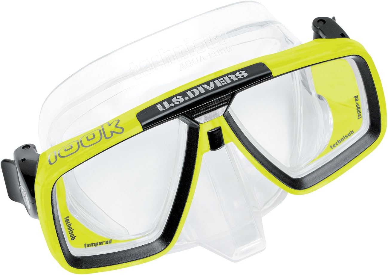 Technisub - LOOK Tauchmaske, transparent-lime : Amazon.de: Sport & Freizeit
