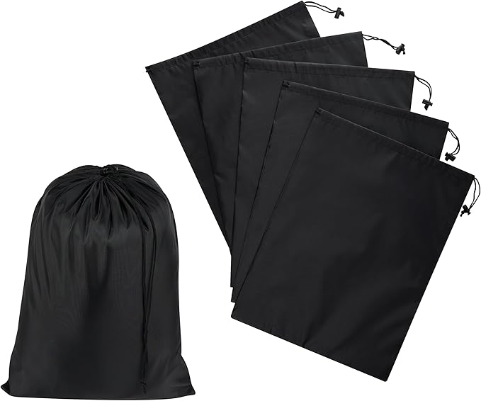 Amazon.com: Drawstring Bag with Toggle - Nylon Cinch and Ditty Pouch ...