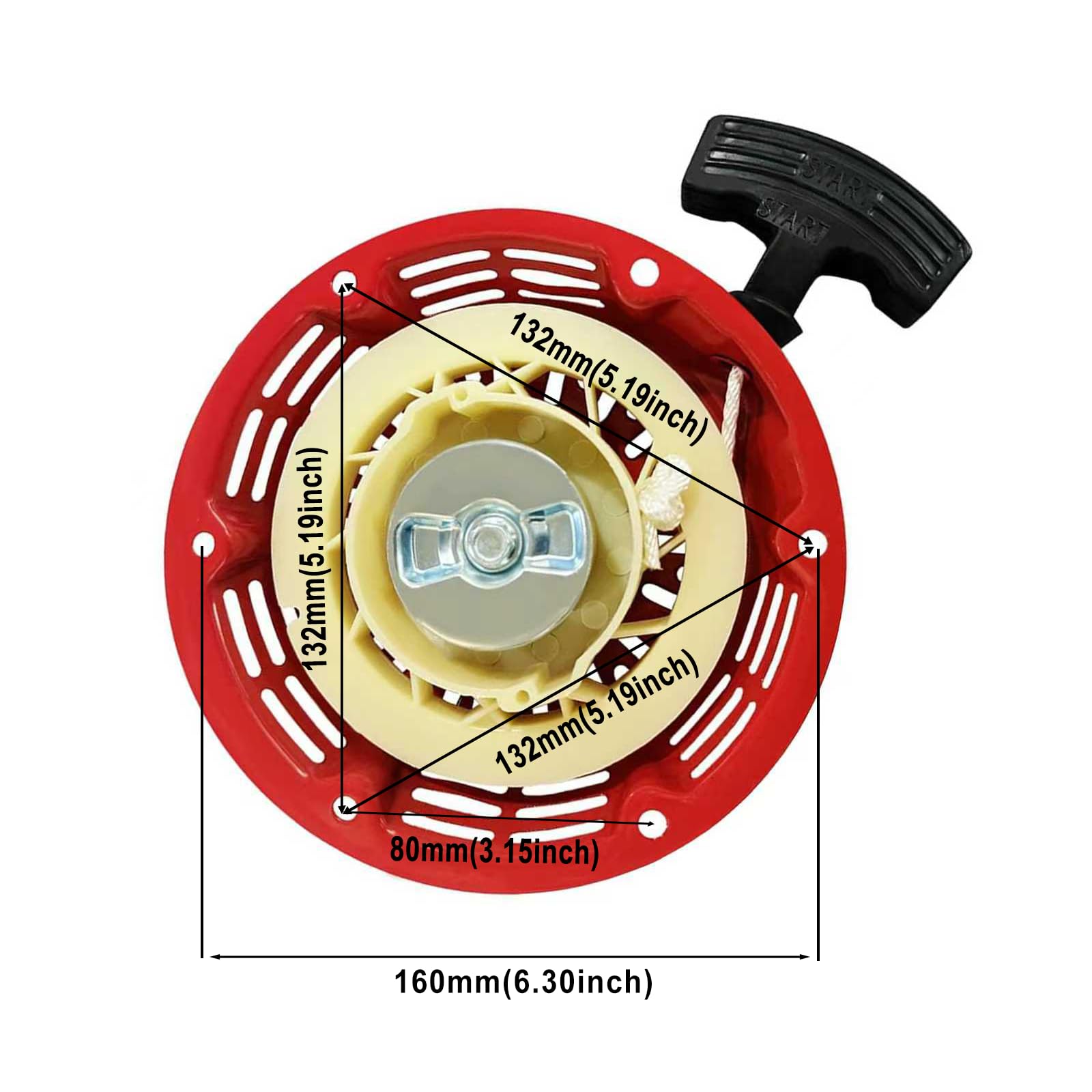 Snapklik.com : KT196 Pull Start & CT200U Mini Bike Recoil Pull Starter ...