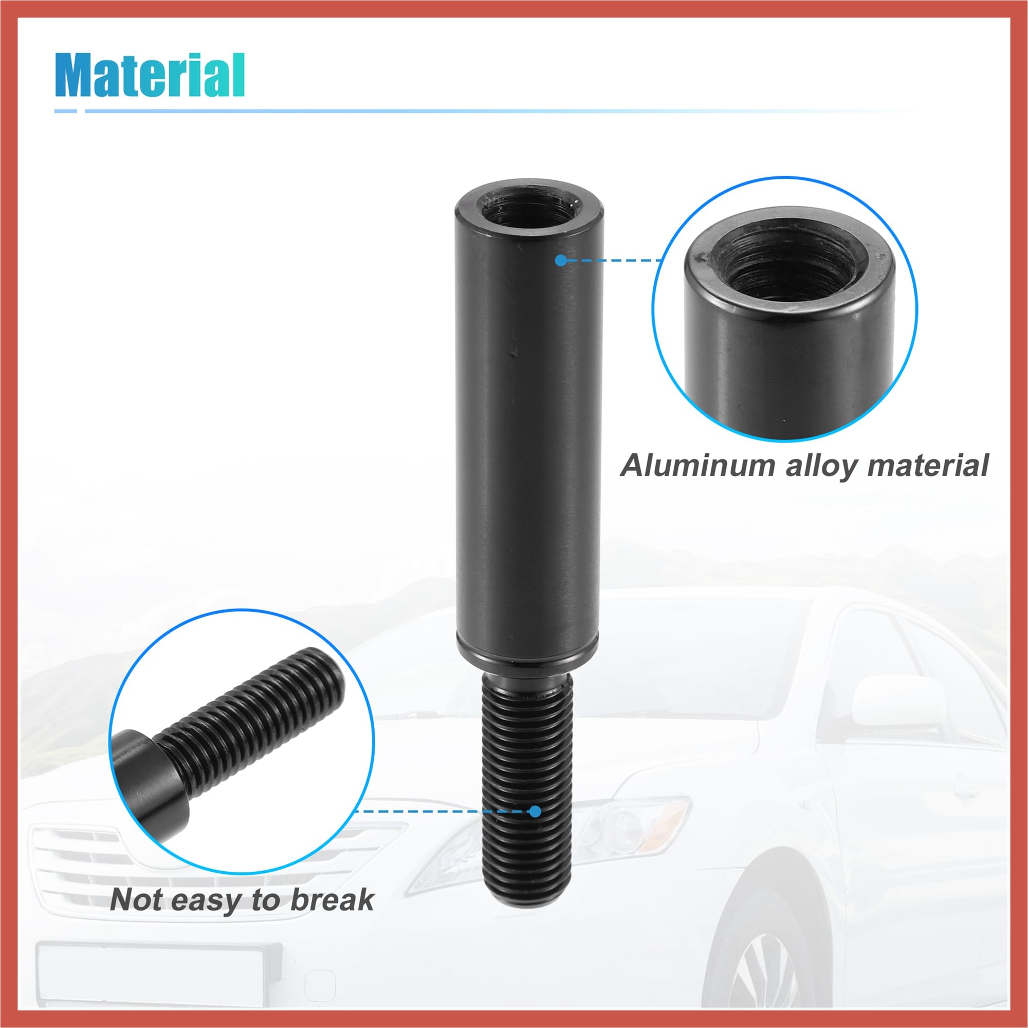 51mm Gear Shifter Extender ACROPIX 51mm Shift Knob Extension - Aluminum ...