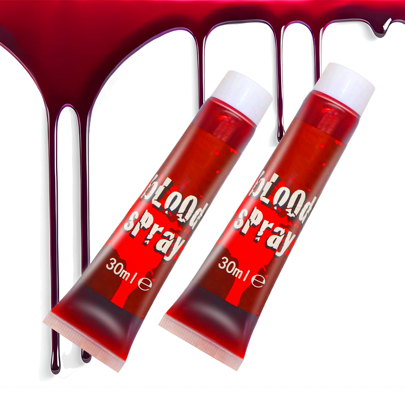 Fake Blood Halloween Makeup Adults,Realistic Washable Special Effects ...