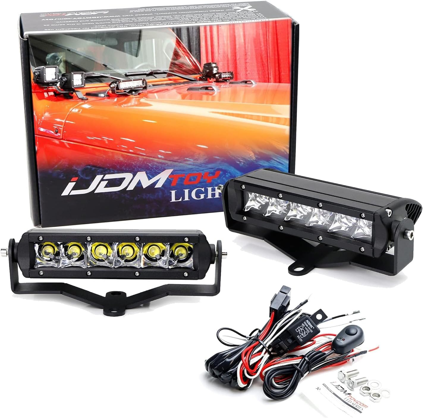 Amazon.com: iJDMTOY Above Rear Window Mount 30-Inch LED Light Bar ...