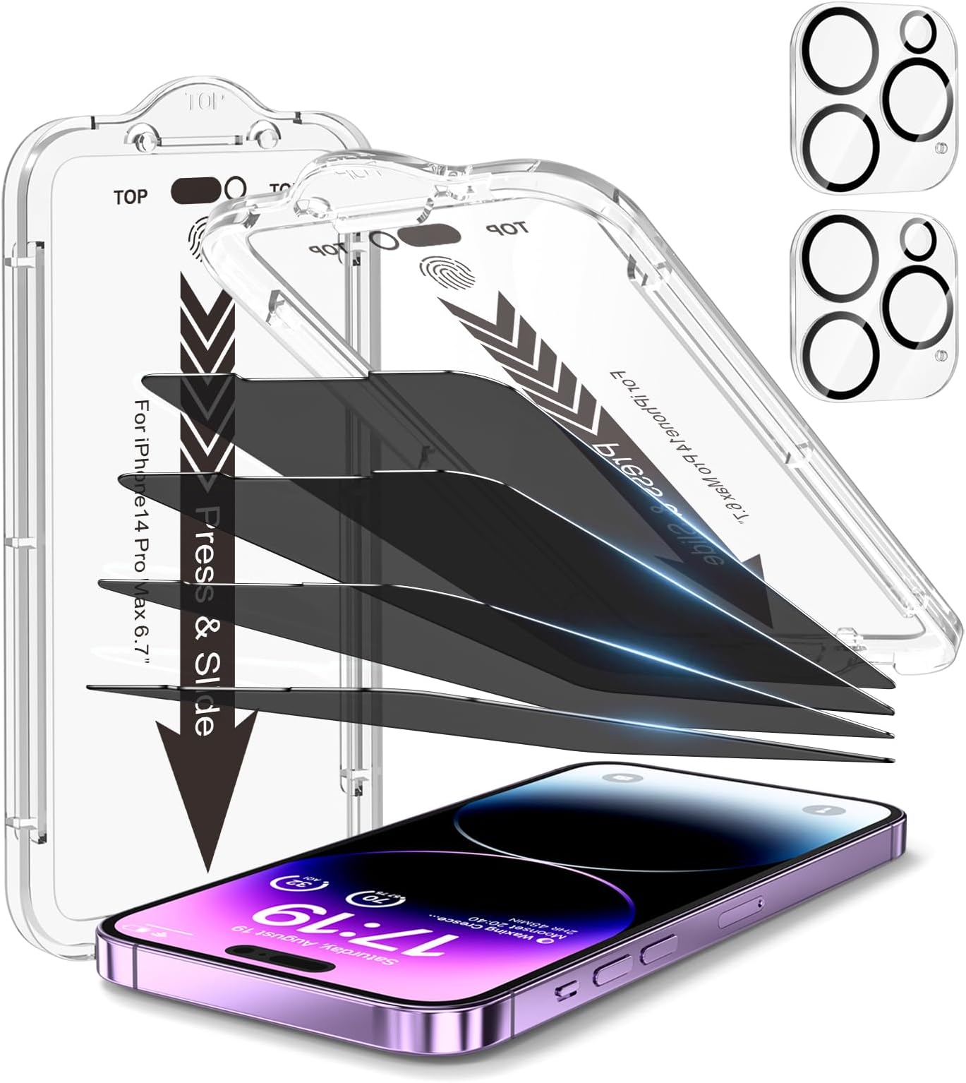 Amazon.com: Deppa [2 Pack Premium Privacy Screen Protector for Iphone ...