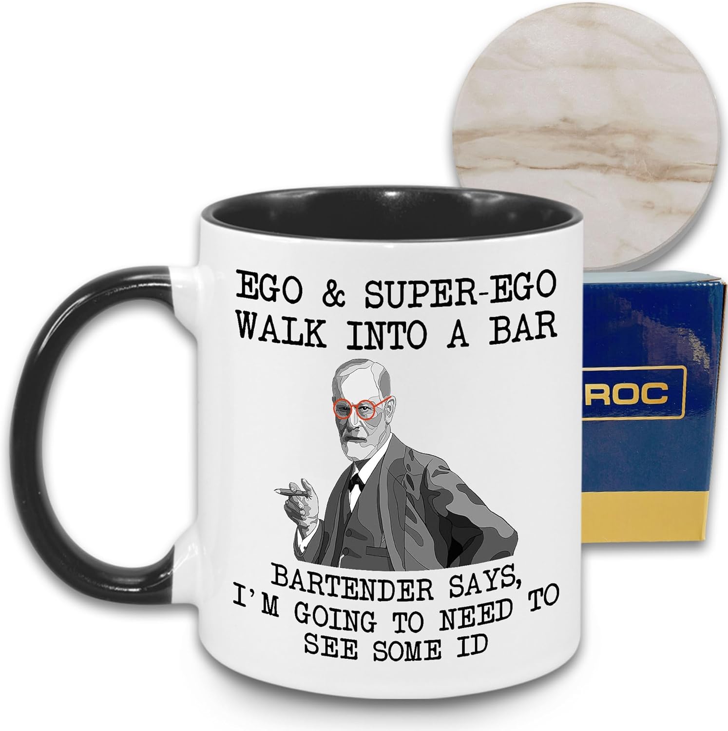 Amazon.com: MEDROC Psychology Gifts Psychologist Mug - Ceramic 11oz ...